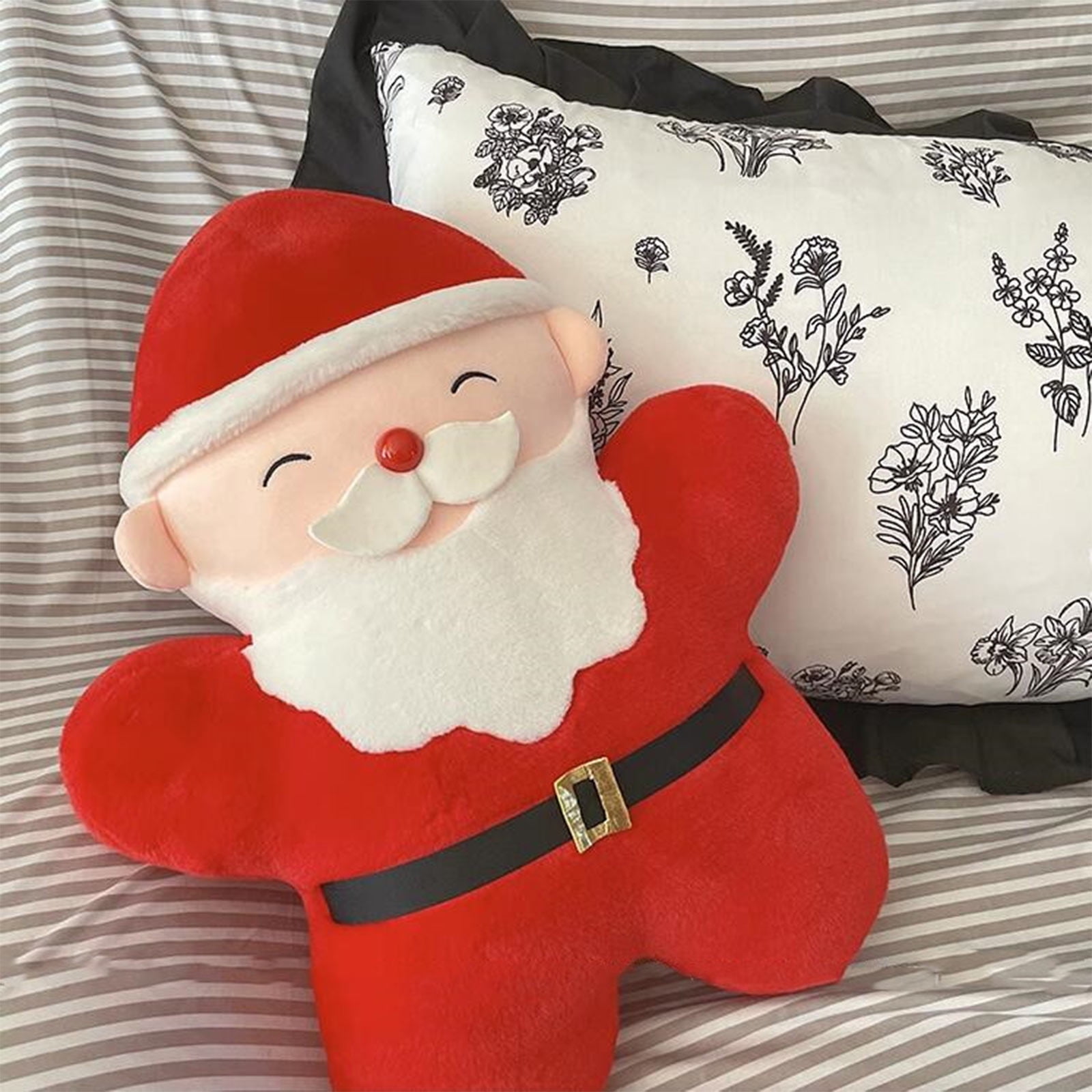 Clearance Christmas Ornament! Stuffed Plush Santa Clause Doll Christmas ...