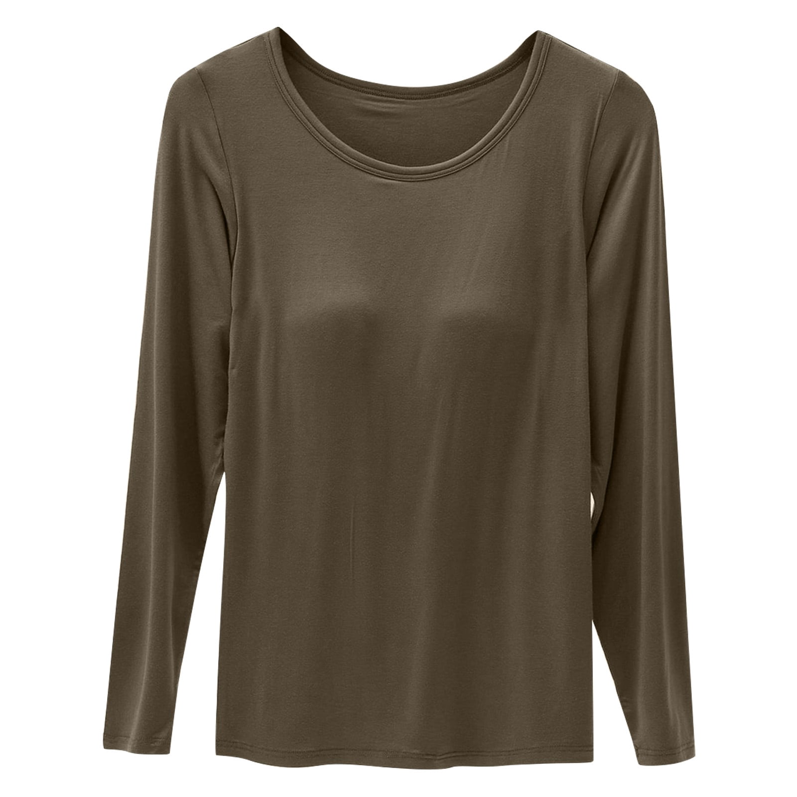 Clearance!Chuancc Women'S T-Shirts Women'S Crewneck Long Sleeve T Shirt ...