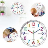 Display Clock Model Prop Teaching Aids Learning to Tell The Time ...