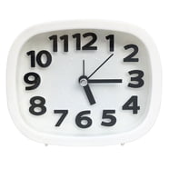 Mainstays Green Mini Analog Alarm Clock, Compact Quartz Timepiece with ...