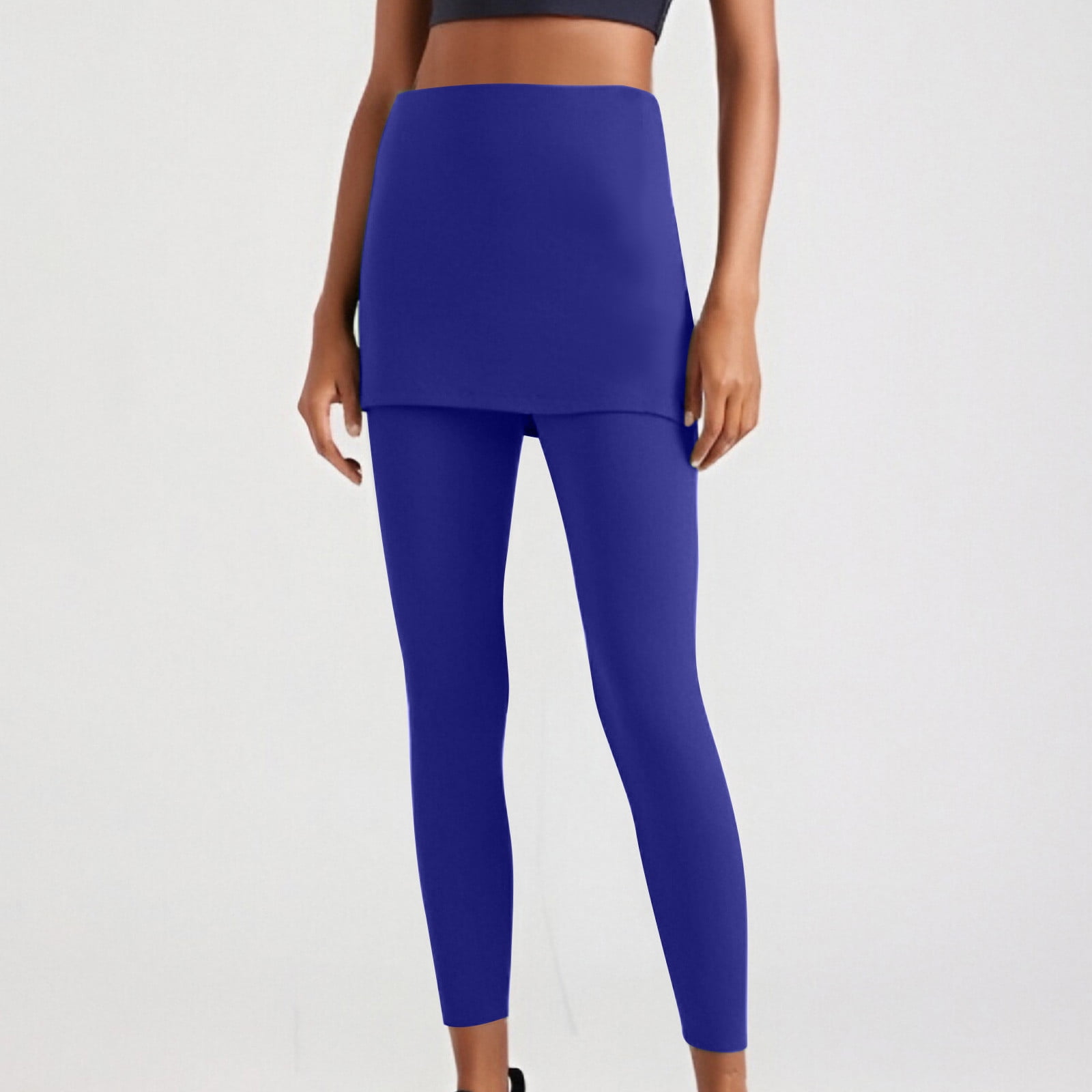 Clearance Clothes Under $10.00 Women's 2-in-1 Seamless Leggings Comfy ...