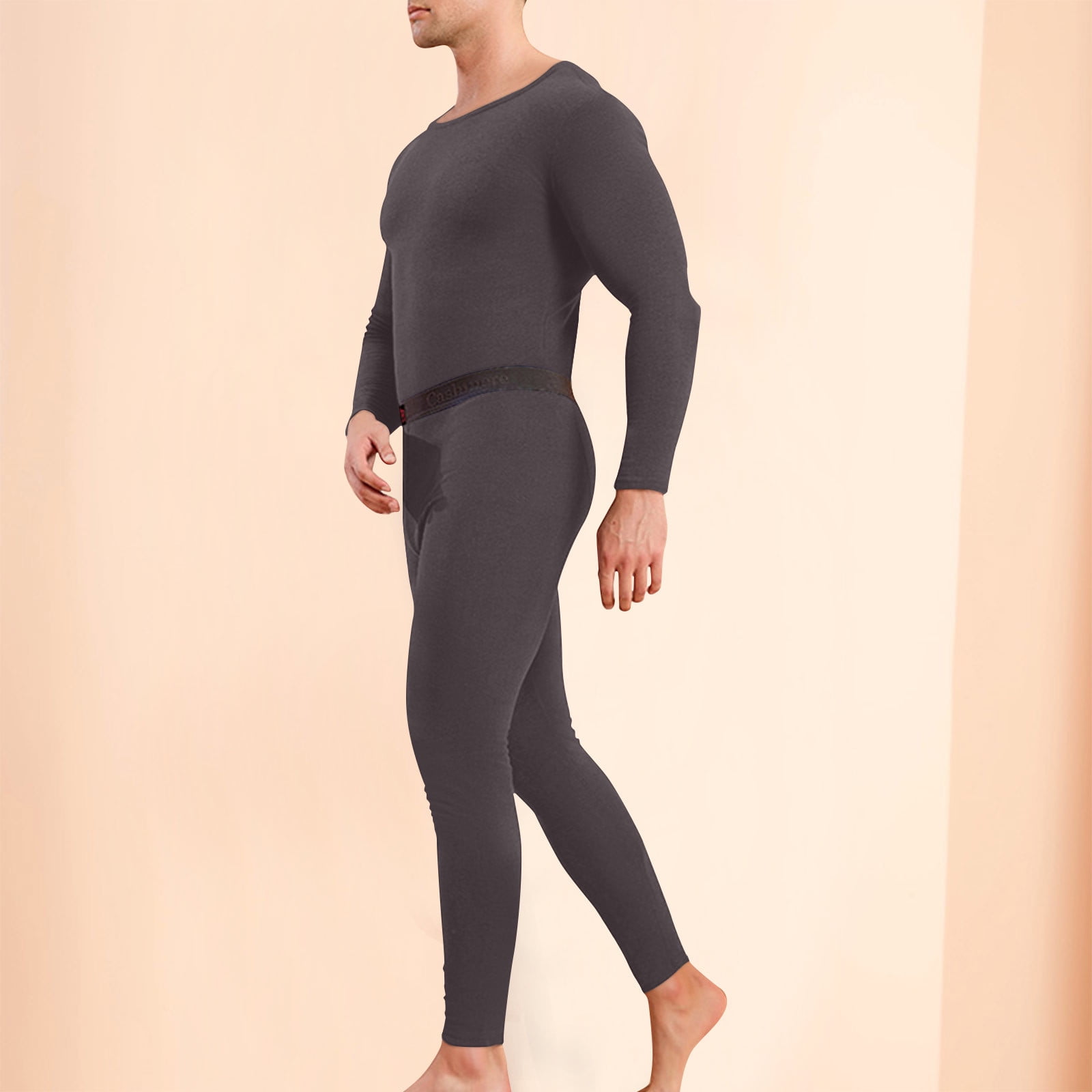 Clearance Clothes under $10 TMOYZQ 2 Piece Thermal Underwear for Men ...