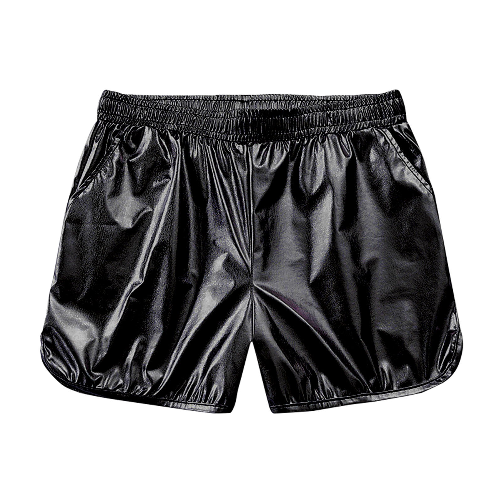 Clearance Clothes Under $5! Xixinqiwan Mens Hot Shorts Metallic Shorts ...