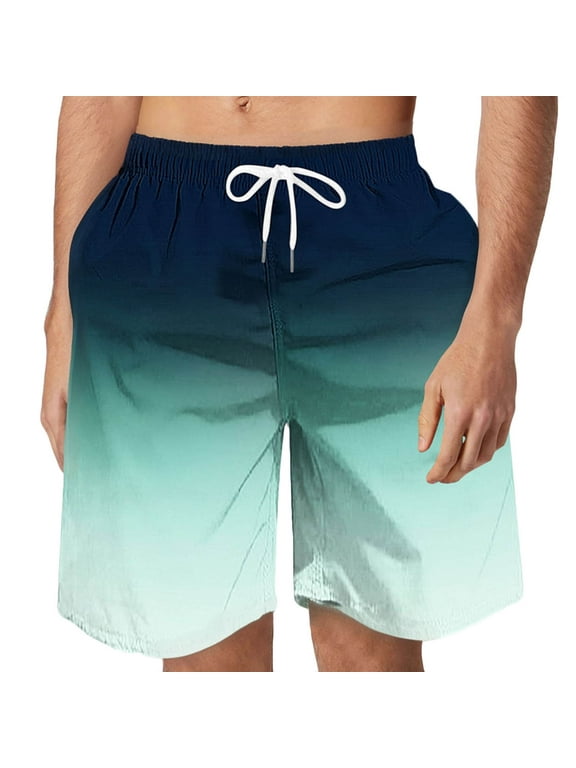 SURF CUZ Quick Dry Men's Swimwear: 5 Inch Swim Trunks with Compression ...