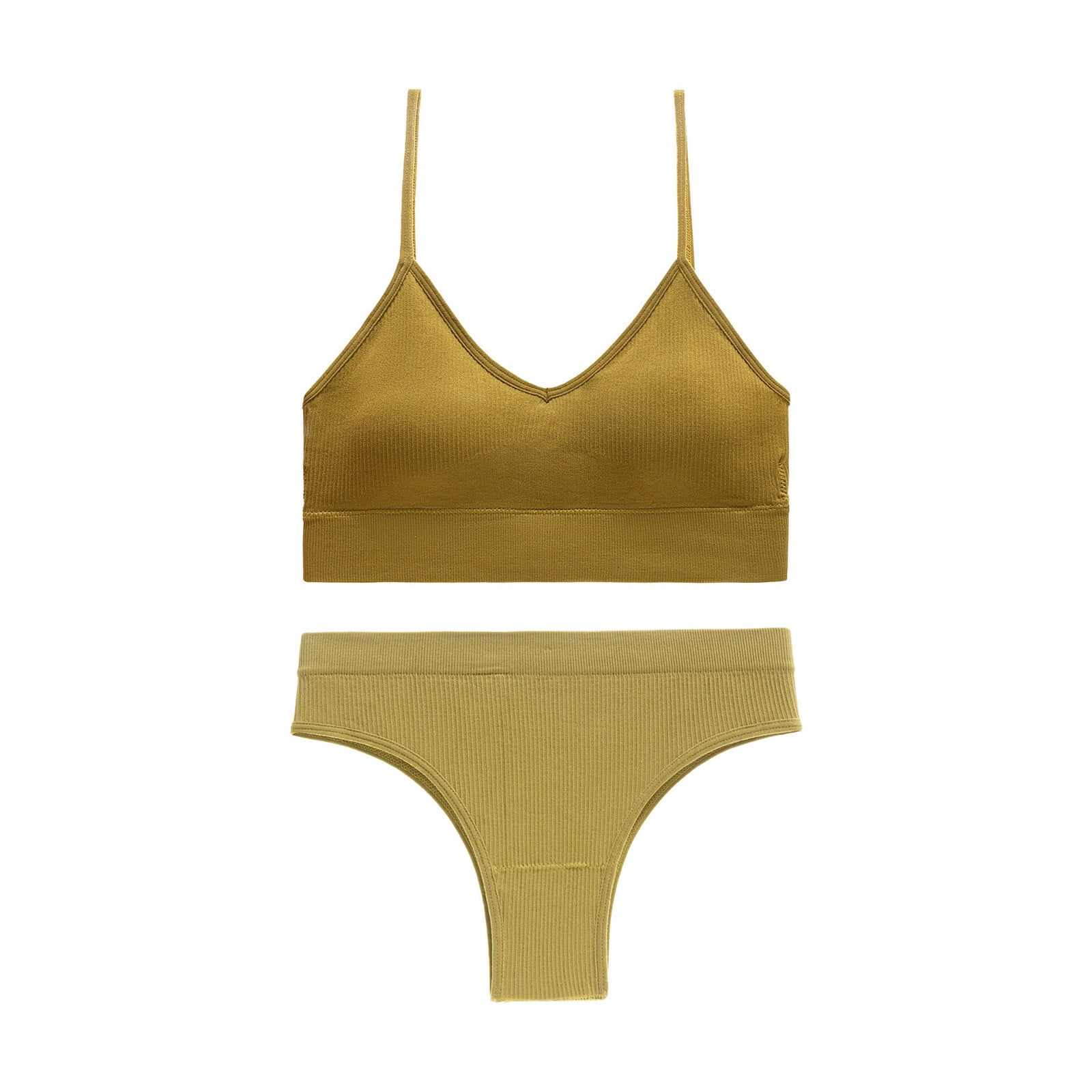 Clearance Clothes Under $5.00! Women's 2 Piece Seamless Ribbed Bikini ...