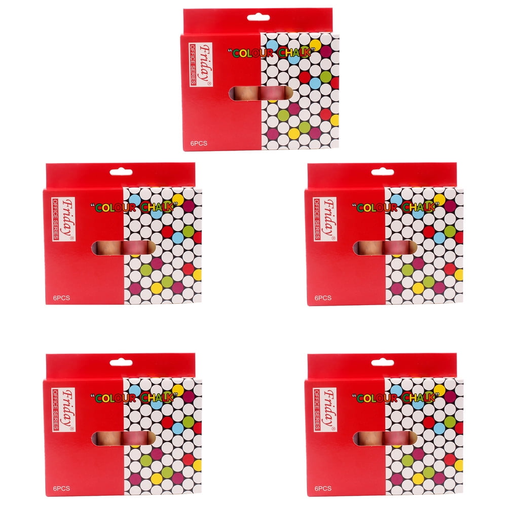 Clearance! Coarse Chalk Colours Pavements Assorted Floor Sticks Chalks ...