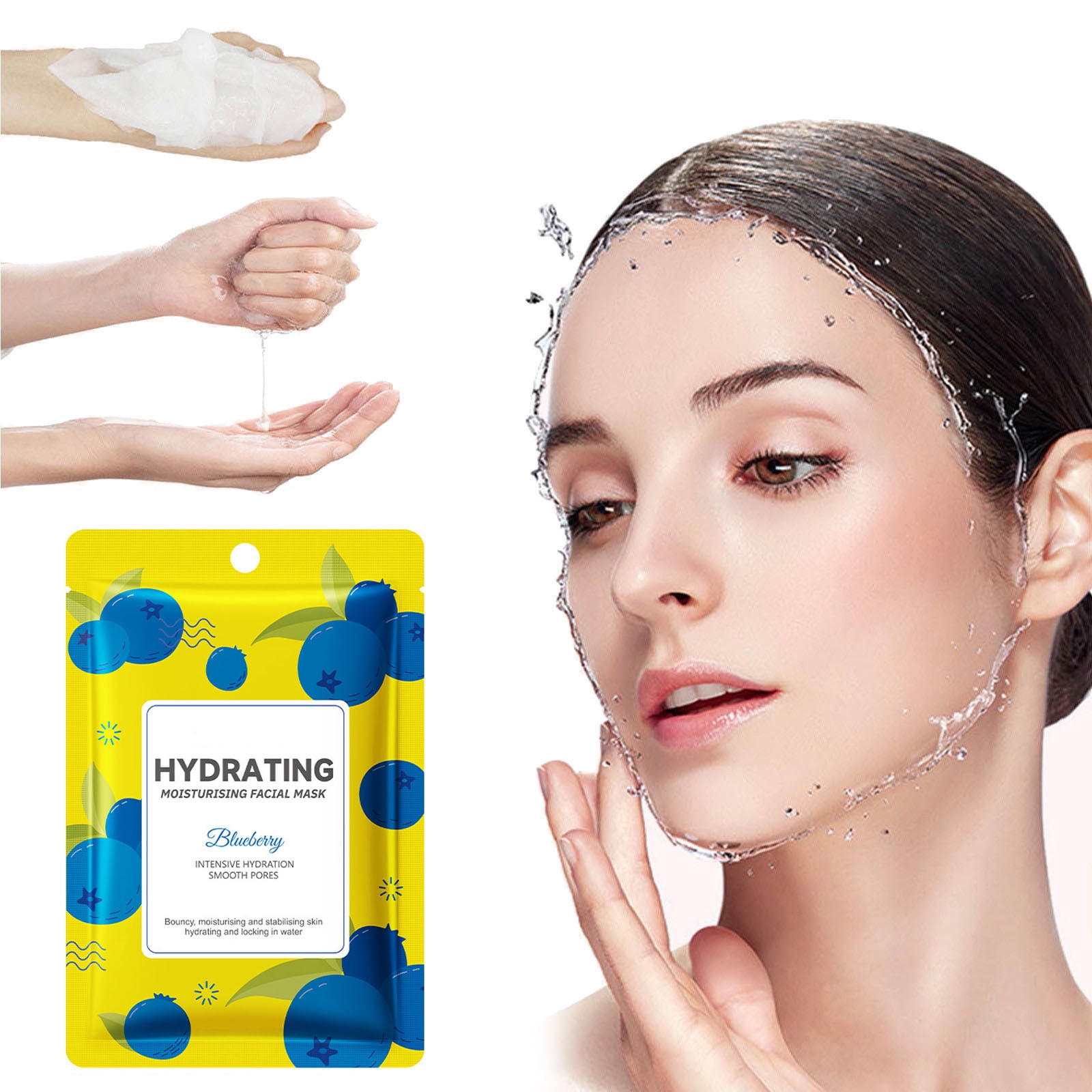 Clearance Collagens Moisturizing Mask Crystal Split Mask Jelly Color ...