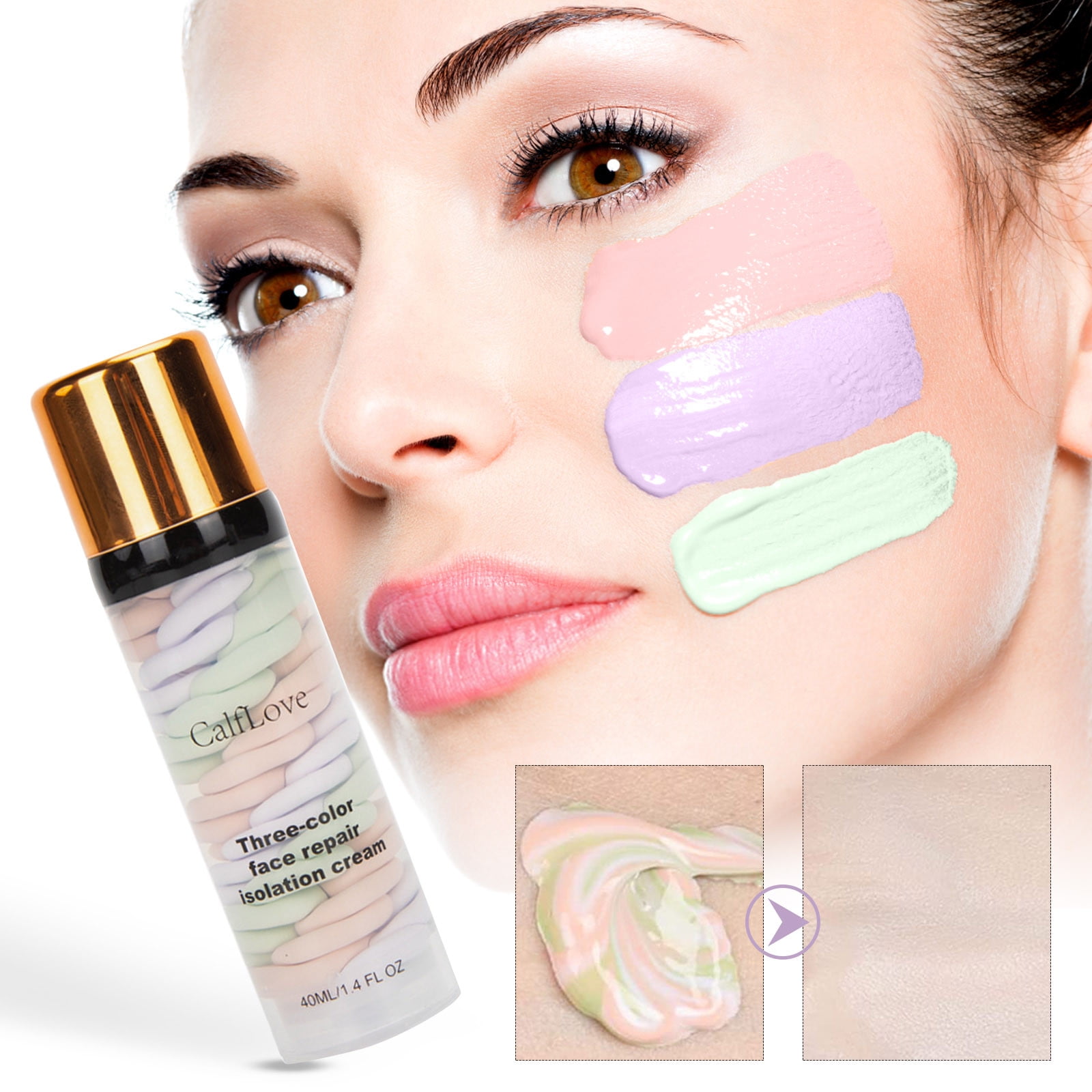 Clearance!Color Correcting Facial Essence Facial Makeup, Color ...