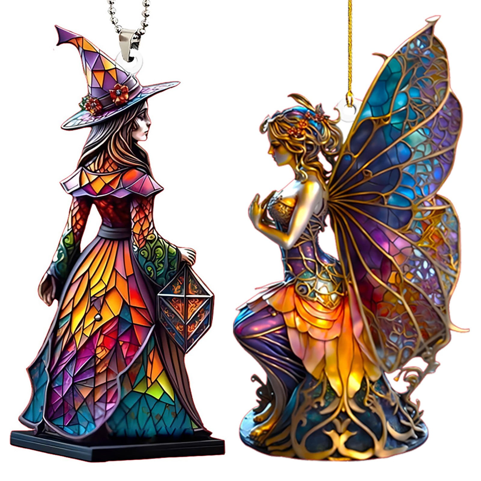 Clearance! Colorful Fairy Fairies Painted Style Charm Fun And ...