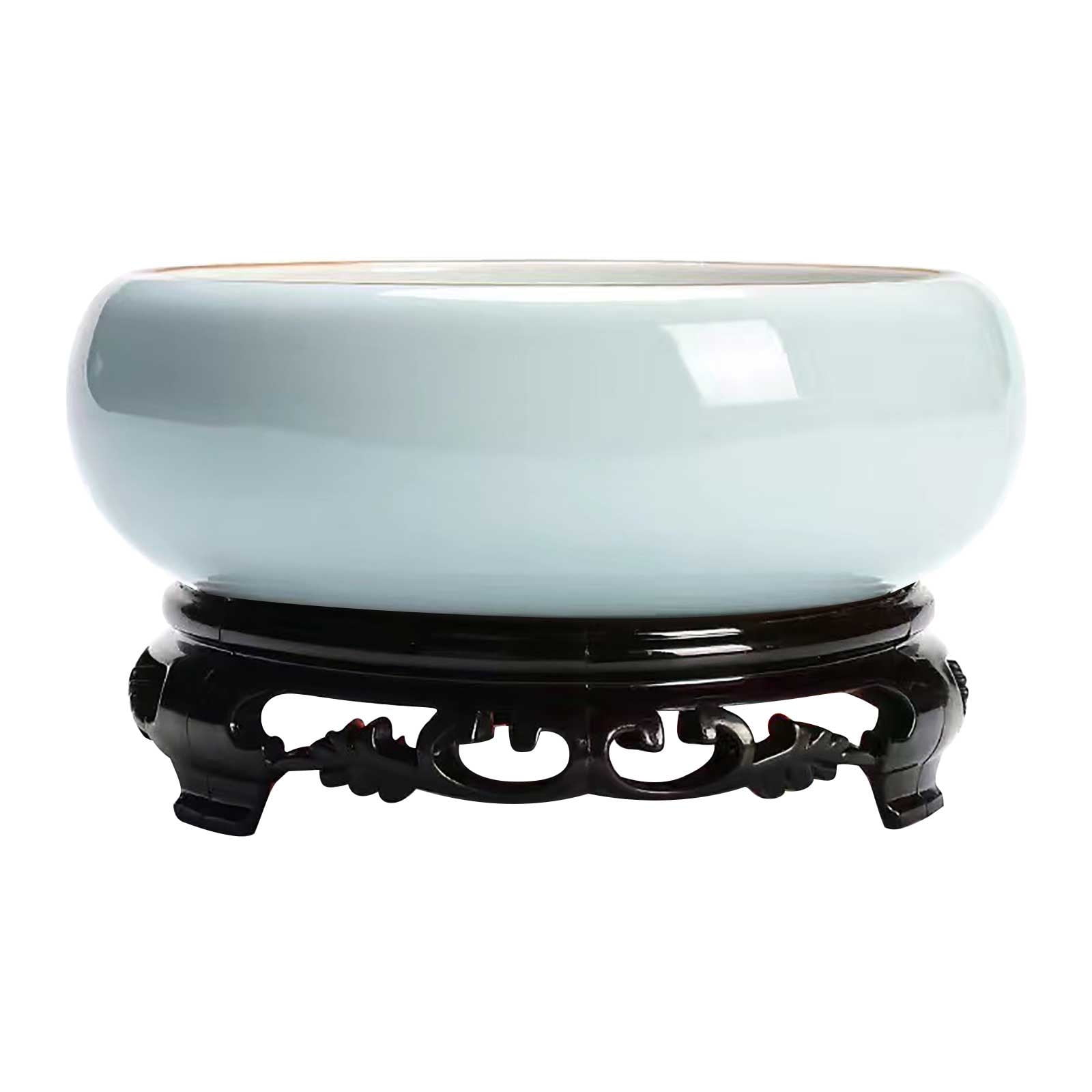 Clearance! Creative Ceramic Bowl Planter Non-Porous Hydroponic ...