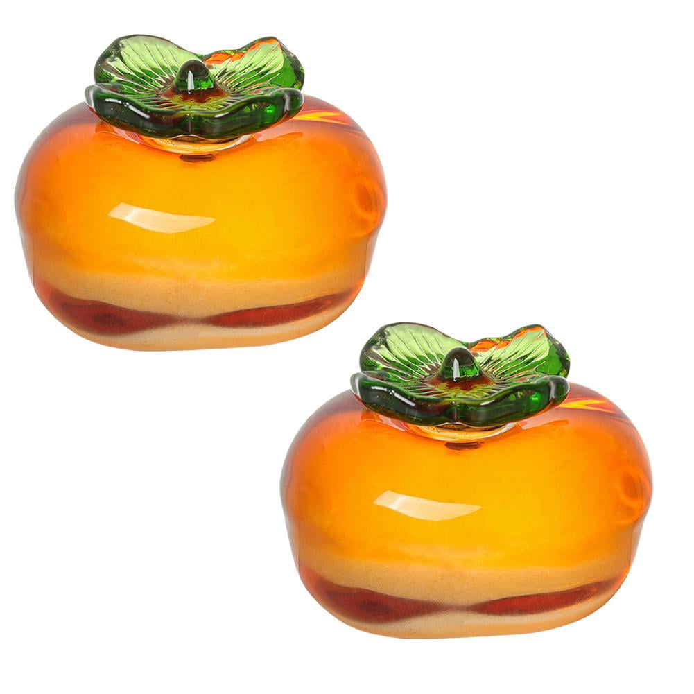 Clearance! Crystal Fruit Figurine Strawberry Pineapple Grape Hand Blown ...