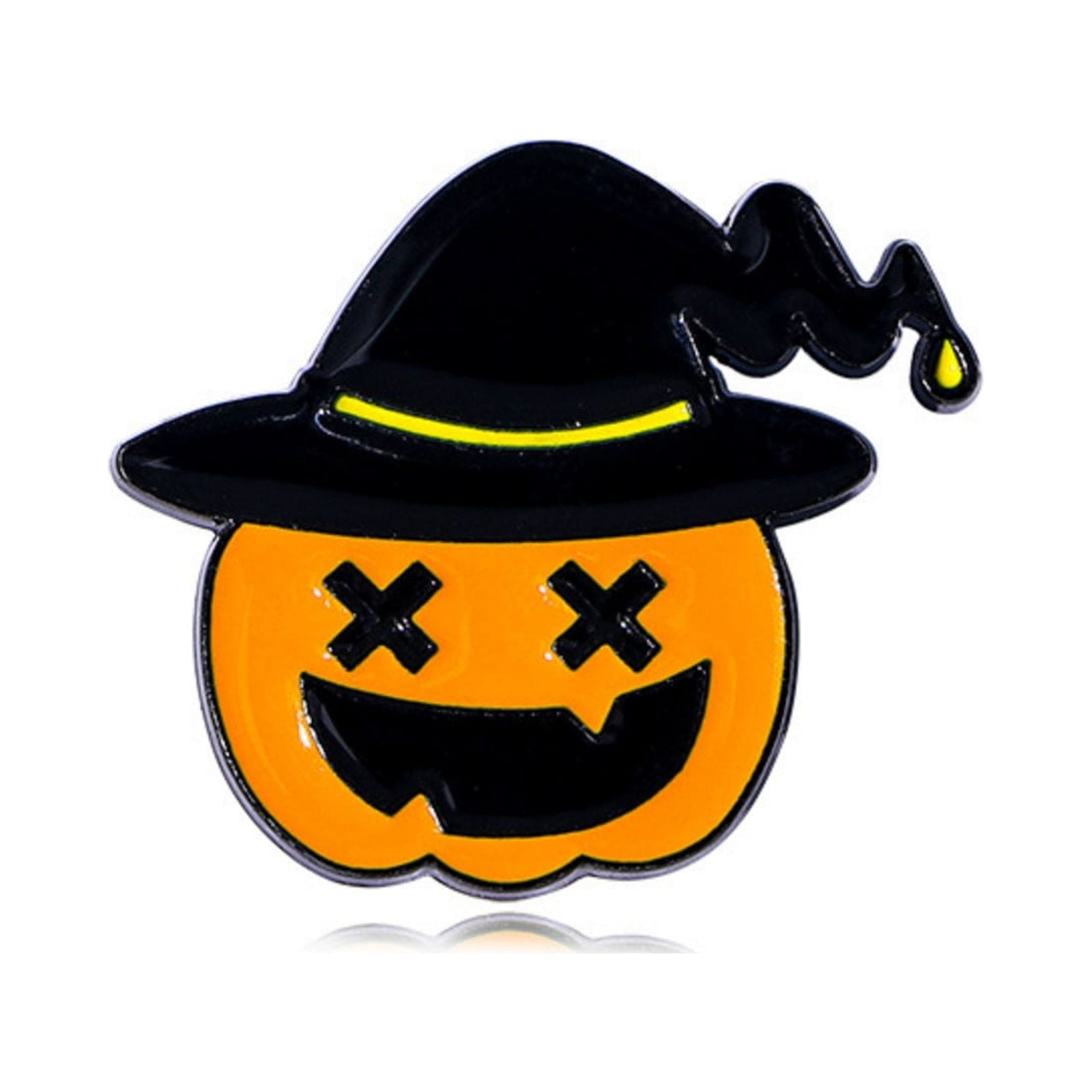 Clearance!Cute Ghost Enamel Pin Kawaii Pins Halloween Funny Lapel Pins ...