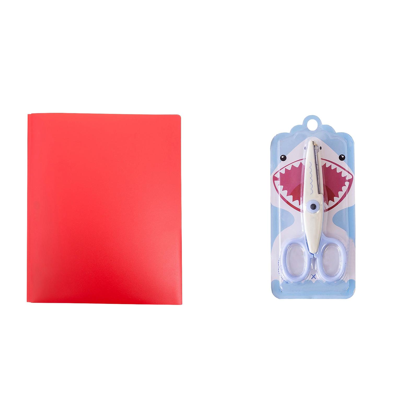 Clearance Cutter under $5 Dunwell Colored Plastic Folder With Pockets ...