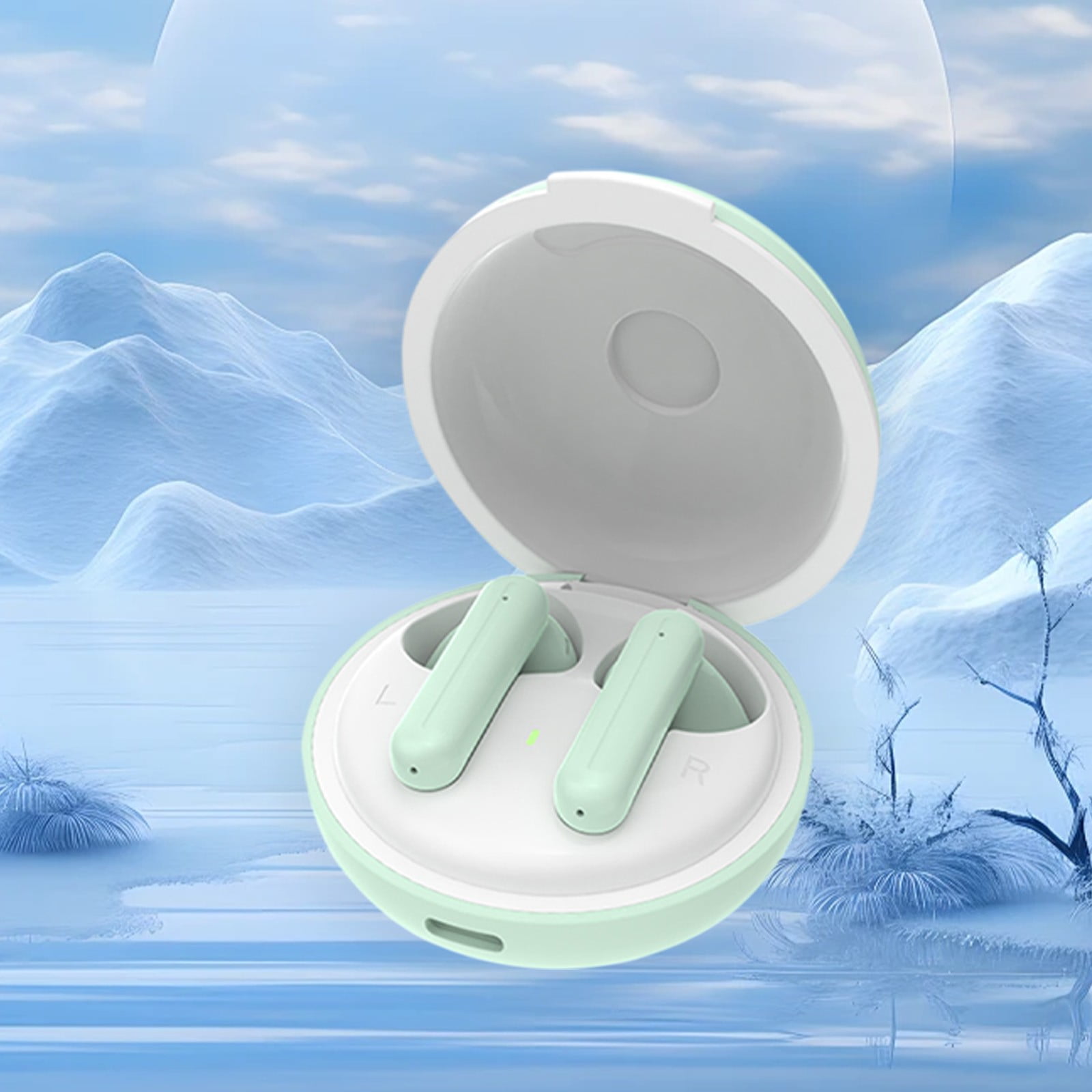 Clearance Czzoypi Ear Buds (Green), Earbuds New DM06 Wireless Bluetooth ...