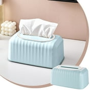 Tissue Box Cover with Storage Tray, Tissue Box Holder, Multi-Function ...