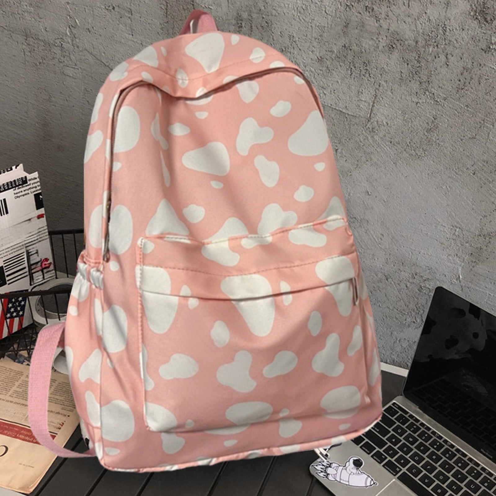 Clearance Czzoypi Travel Backpack (Pink), Backpacks Cute Cow Print ...