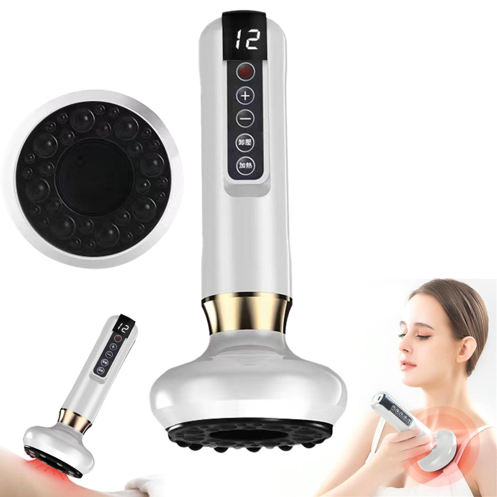 Clearance!DHALL Beauty Instrument,Household Gua Sha Cupping Instrument ...