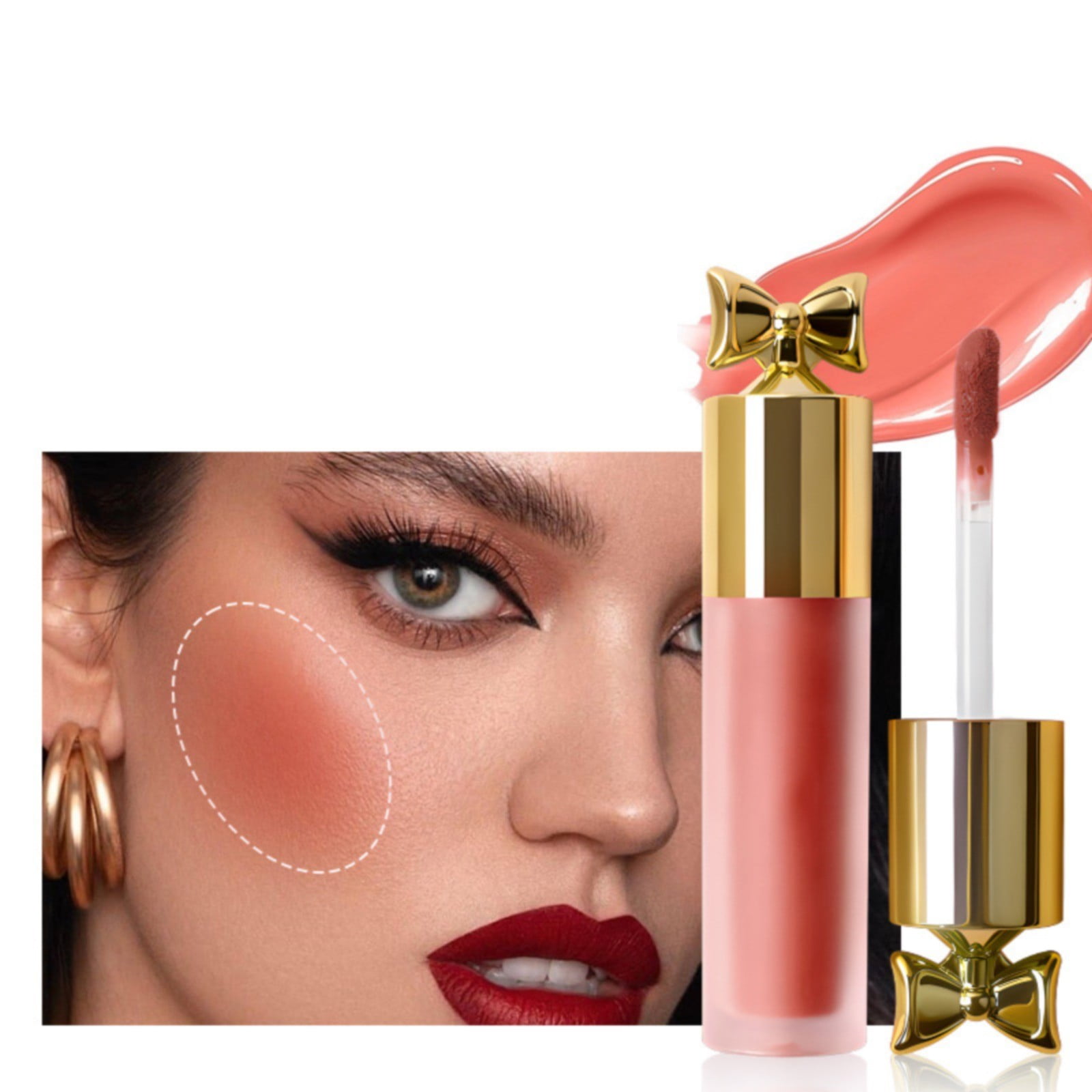 Clearance!DHALL Blush Stick for Cheeks,Pink Blush,Blush for Cheeks,Cute ...