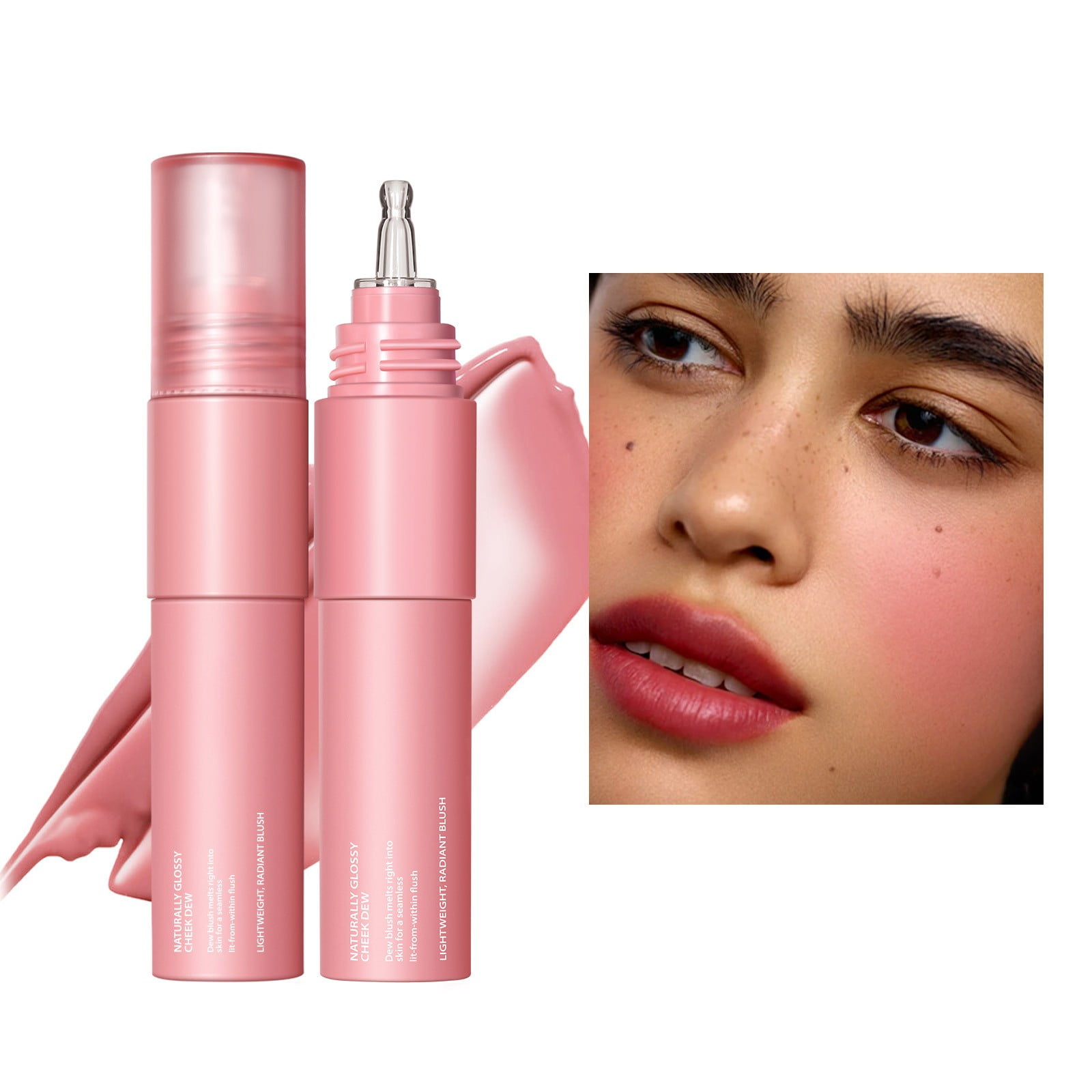 Clearance!DHALL Blush Stick for Cheeks,Pink Blush,Blush for Cheeks ...