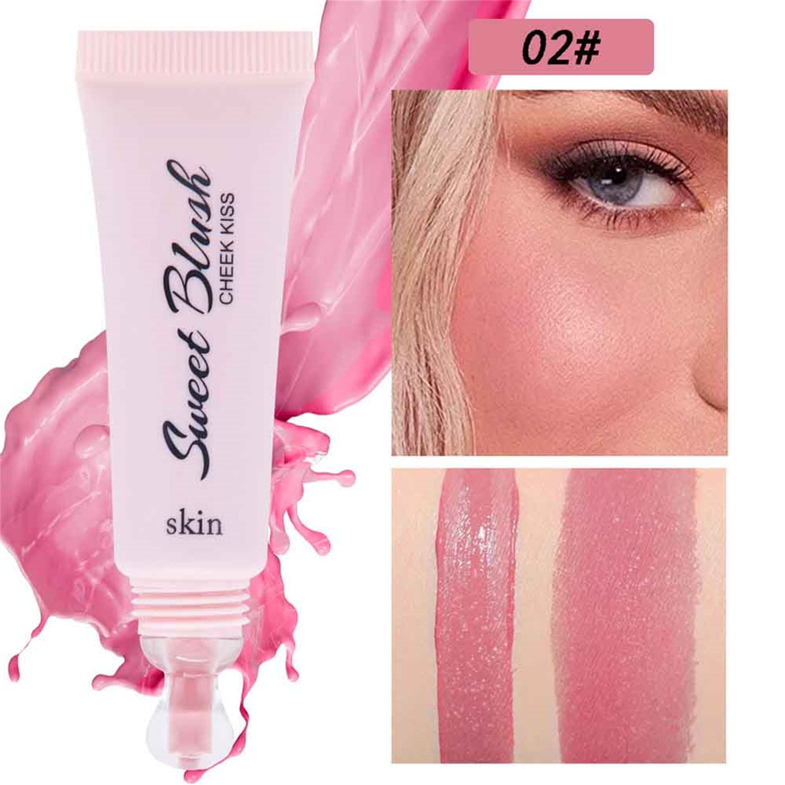 Clearance!DHALL Blush Stick for Cheeks,Pink Blush,Blush for Cheeks ...