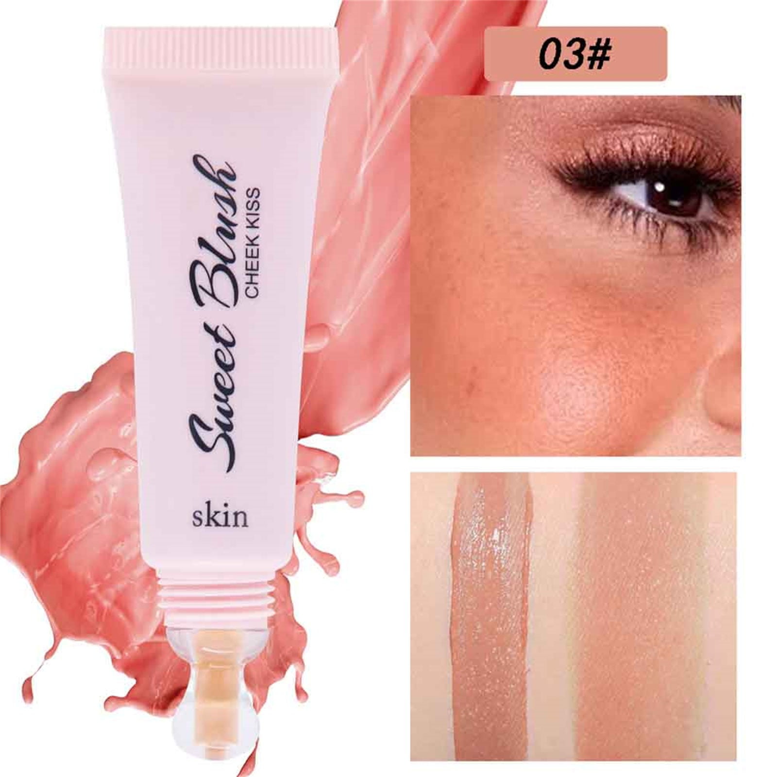 Clearance!DHALL Blush Stick for Cheeks,Pink Blush,Blush for Cheeks ...