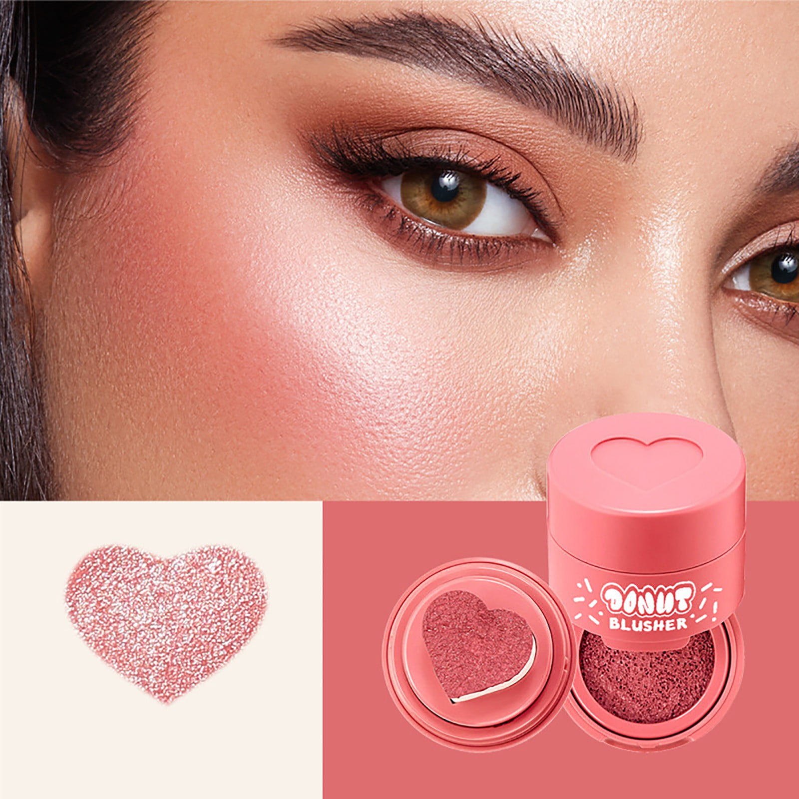 Clearance!DHALL Blush Stick for Cheeks,Pink Blush,Blush for Cheeks,Love ...