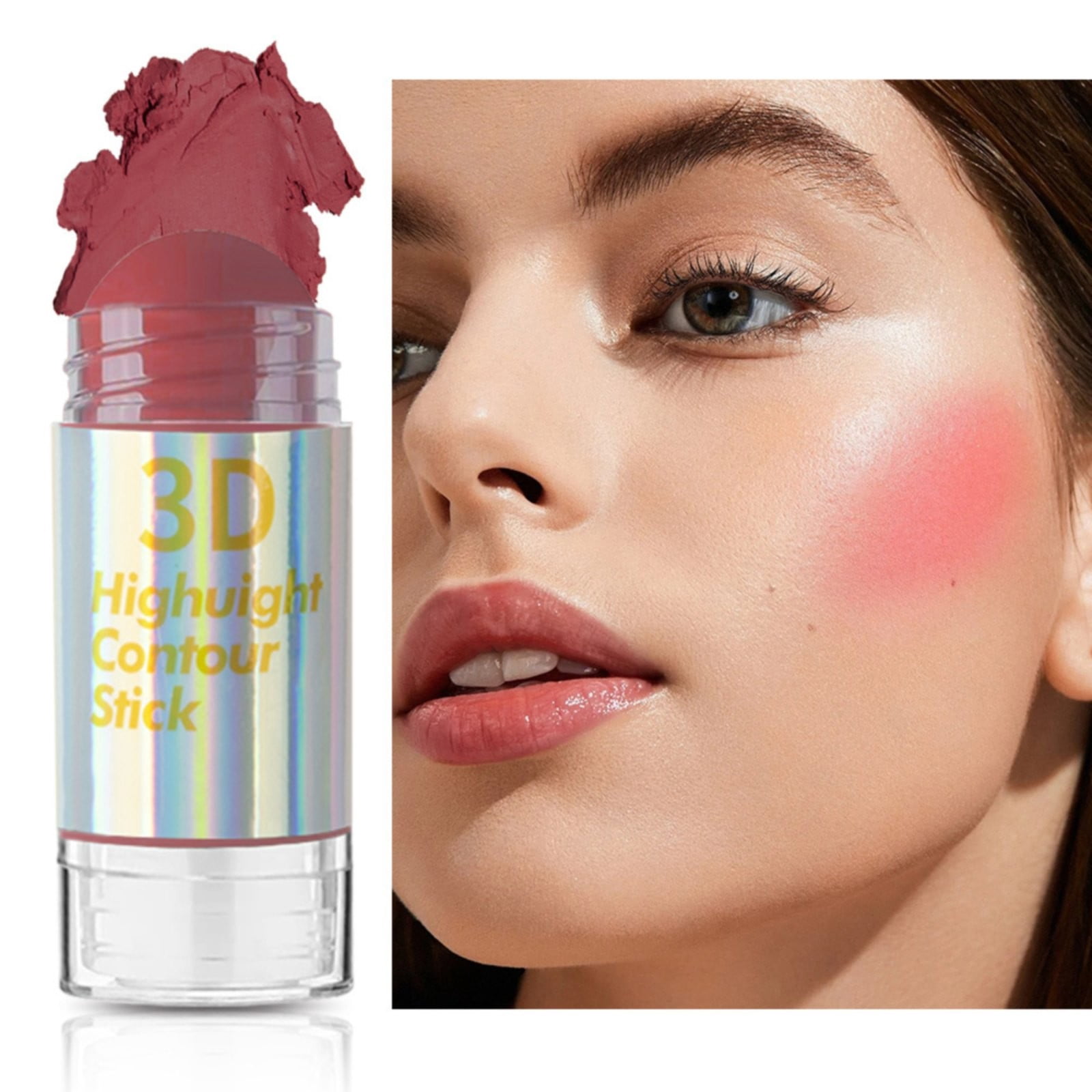 Clearance!DHALL Blush Stick for Cheeks,Pink Blush,Blush for Cheeks ...