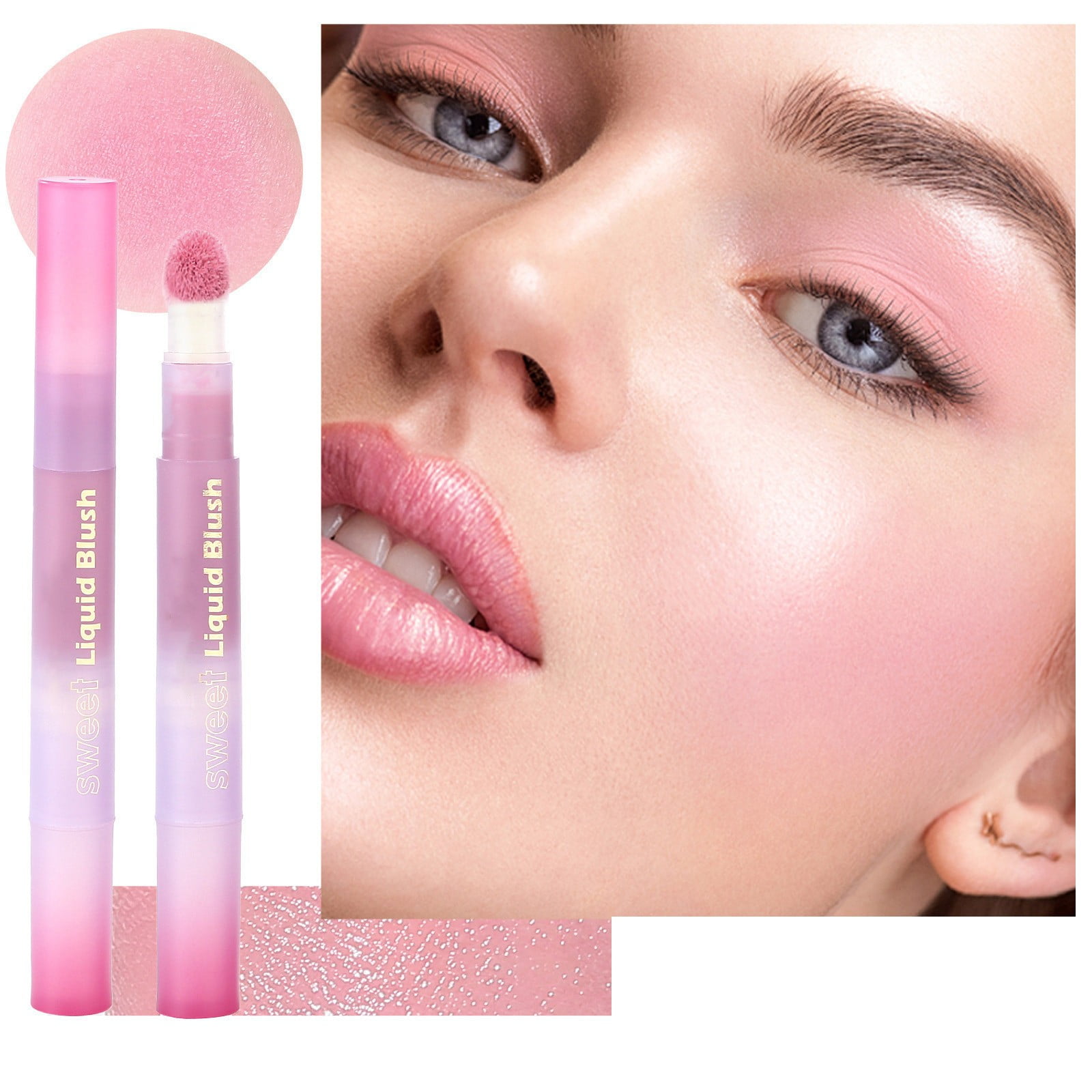 Clearance!DHALL Blush Stick for Cheeks,Pink Blush,Blush for Cheeks ...