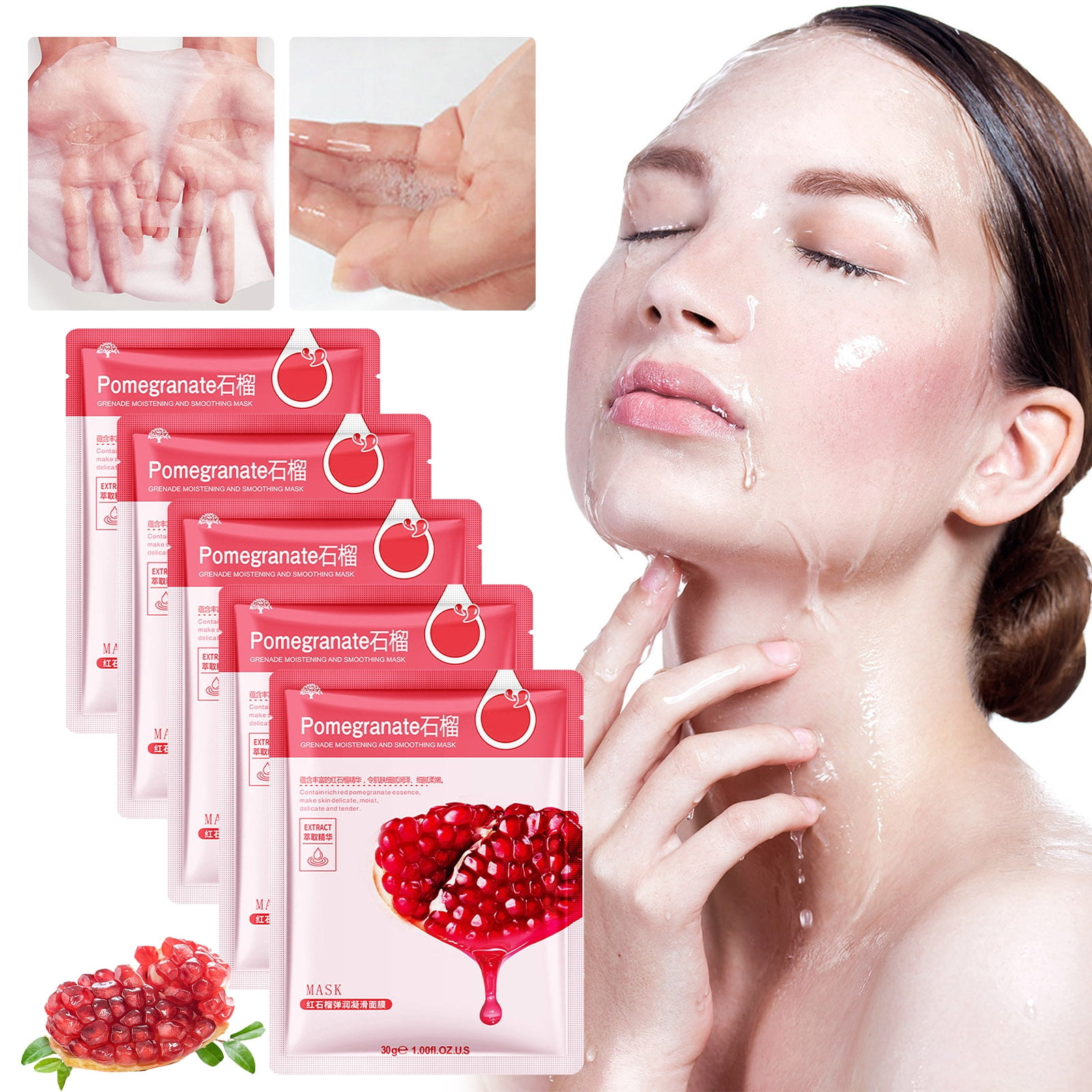 Clearance!DHALL Collagen Face Mask,Clay Mask,Pore Minimizer for Face ...
