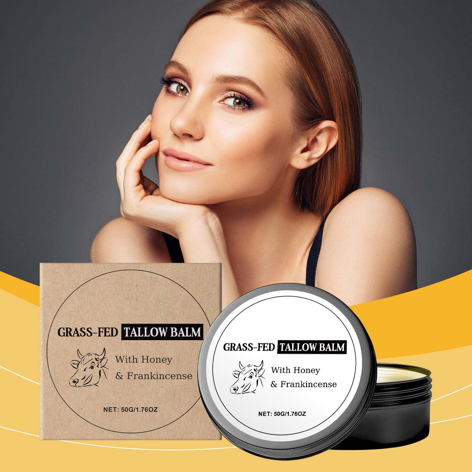 Clearance!DHALL Fed Tallow Balm Tallow Moisturizer Body Butter With ...