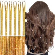 Hair Tinsel Strands With Tools 12 Colors Strands Fairy Hair Heat ...