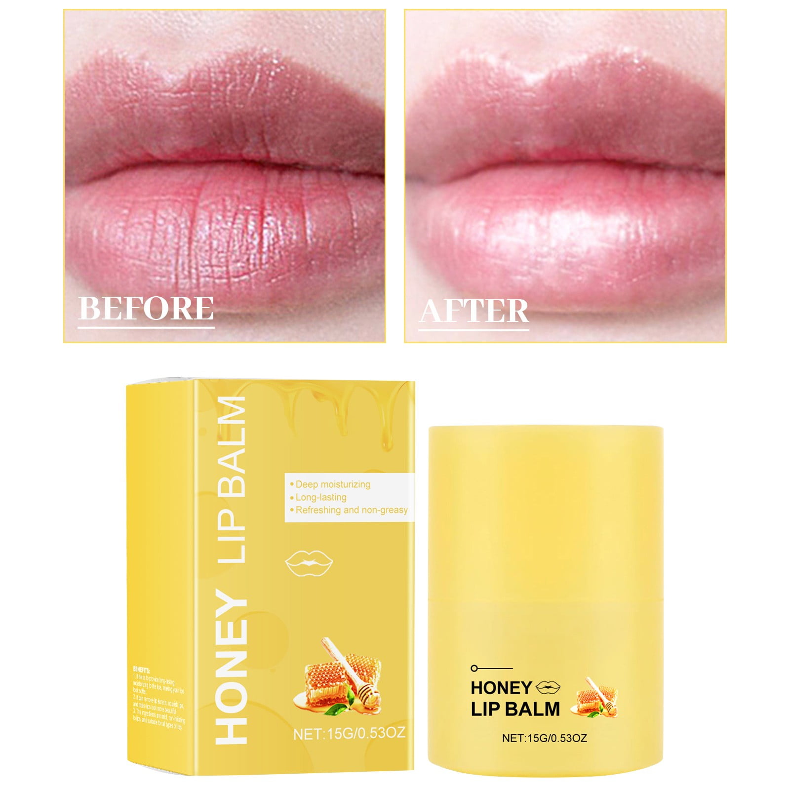 Clearance!DHALL Lip Butters Nourishing Lip Balm Moisturizing And ...