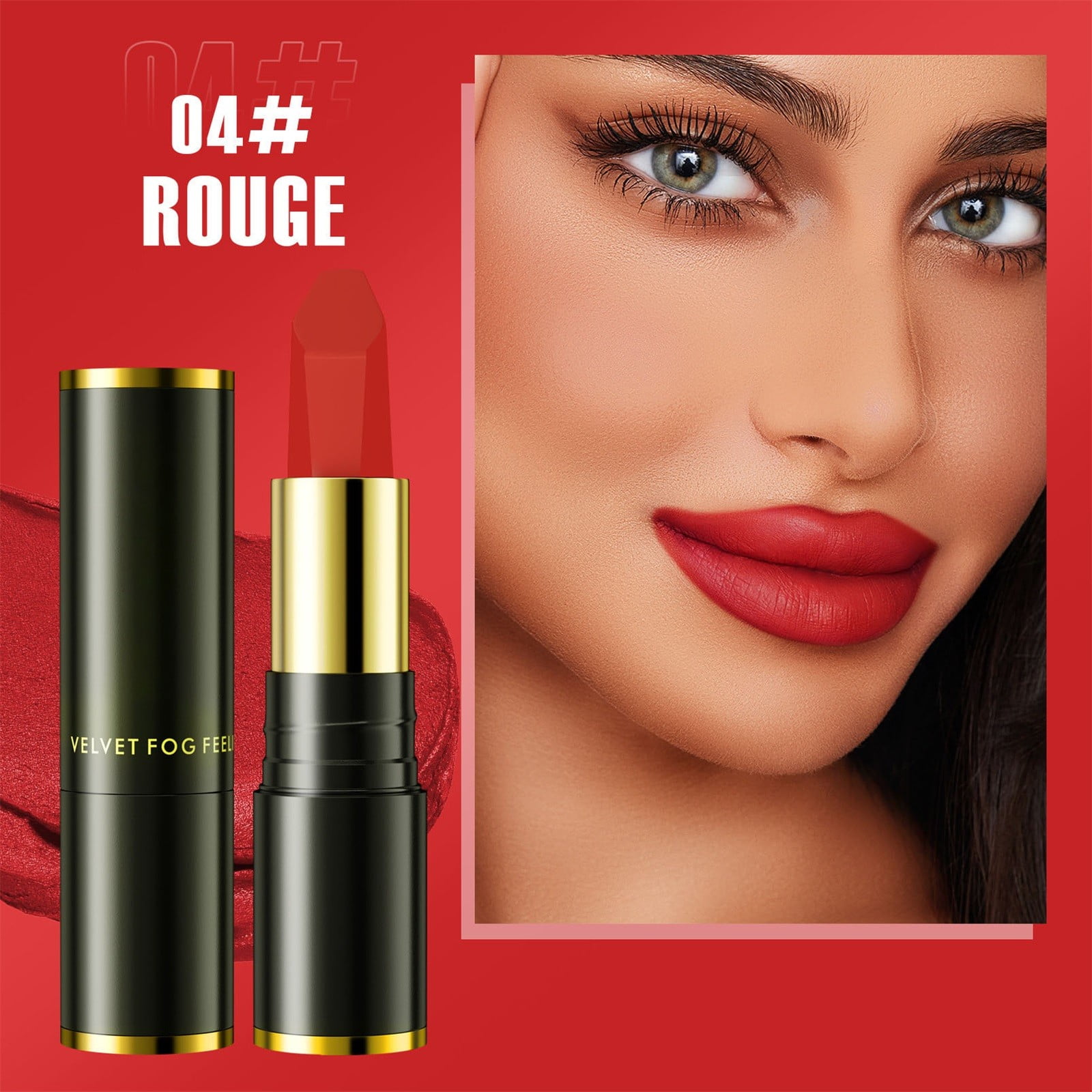 Clearance!DHALL Lipstick Velvet Mist Lipstick Does Not Fade Color Does ...