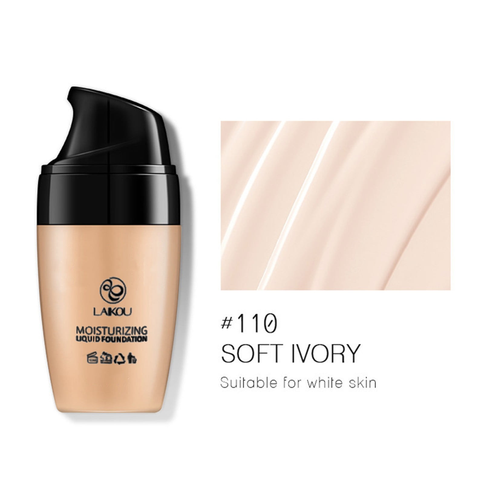 Clearance DHALL Smooth Silk Serum Foundation Face Base Concealer Matte ...