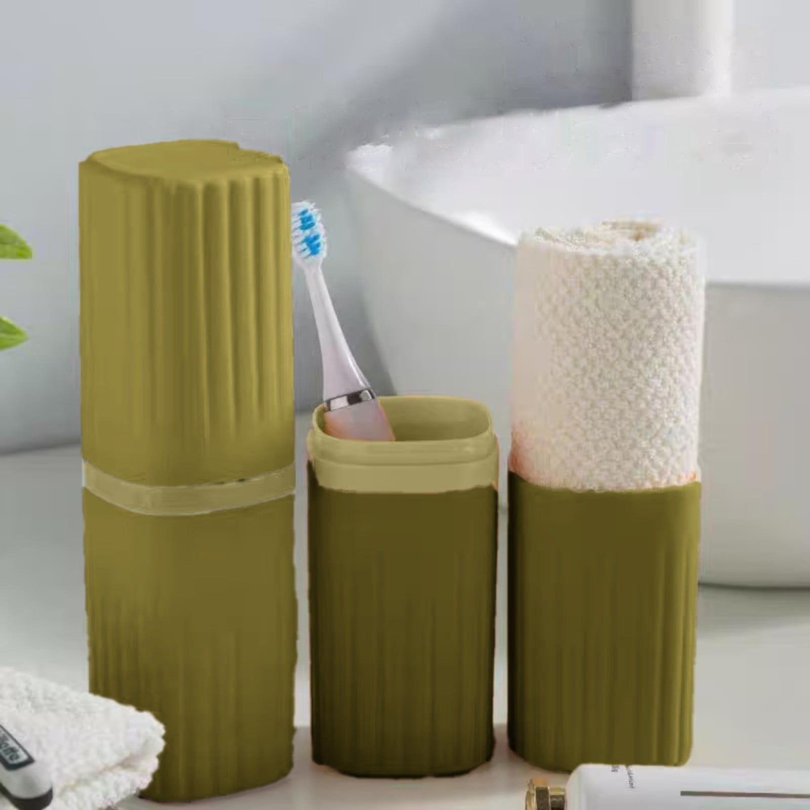 Clearance!DHALL Tooth care Travel Toothbrush Cases Portable Toothbrush ...