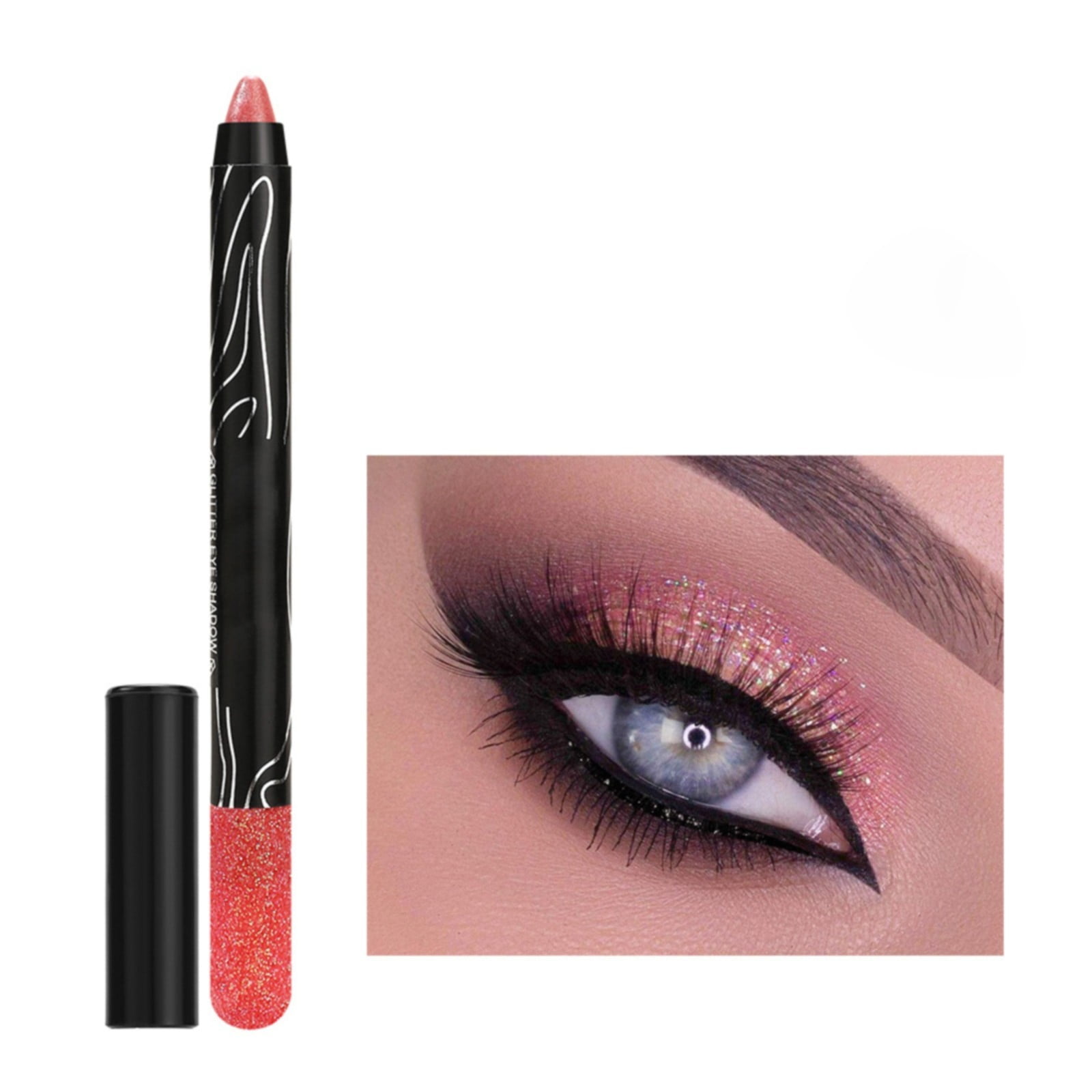 Clearance!DHALL Eyeshadow Stick,12 Colors Glitter Eye Pencil Shadow ...