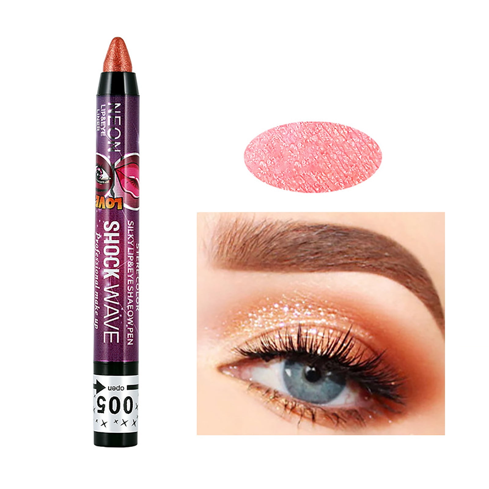 Clearance!DHALLEyeshadow Stick,Eyeshadow Pen And Lip Pen 2 In 1 Lying ...