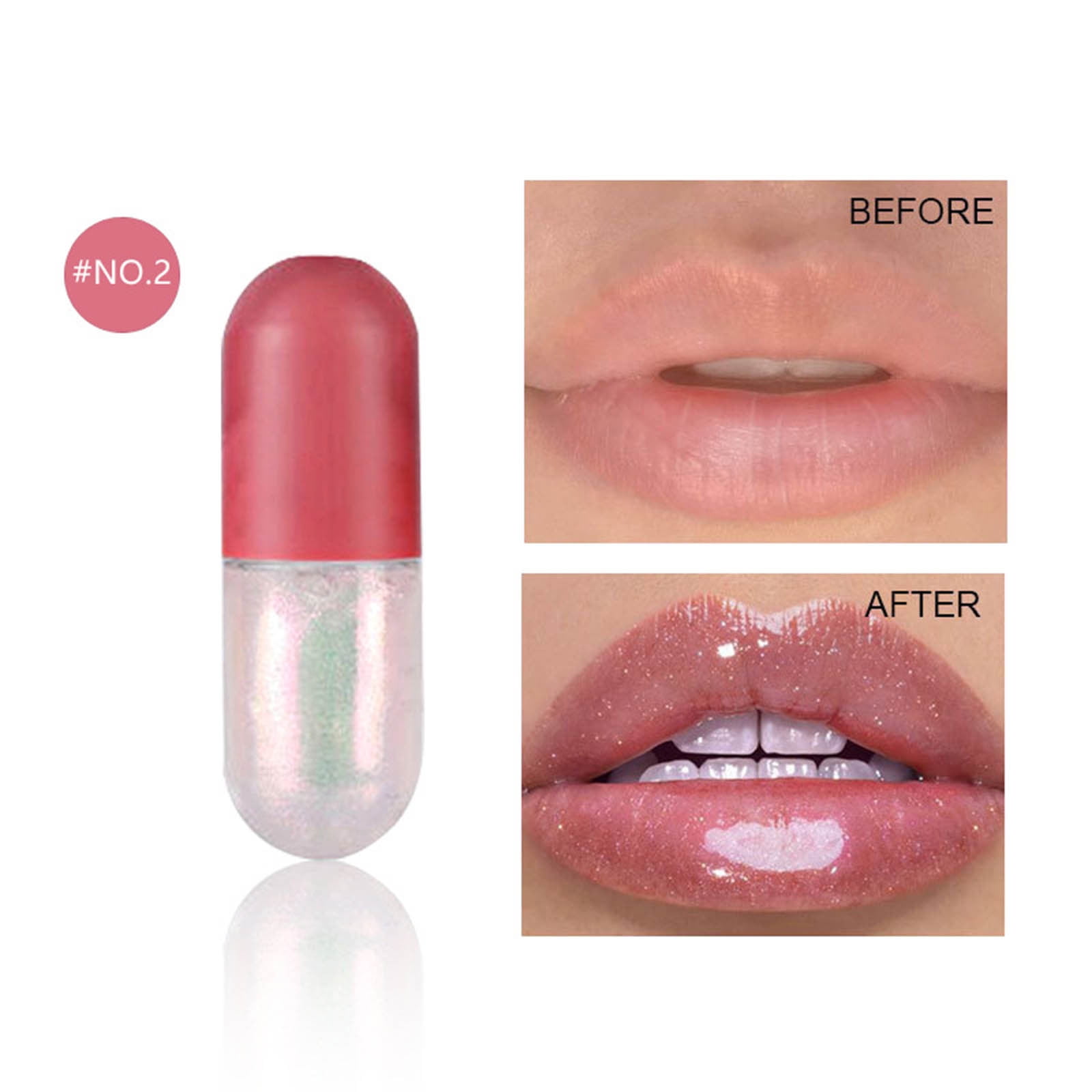 Clearance!DHALL Lip Balm,Lip Mask,4mlx1pc Mini Capsule Lip Gloss ...