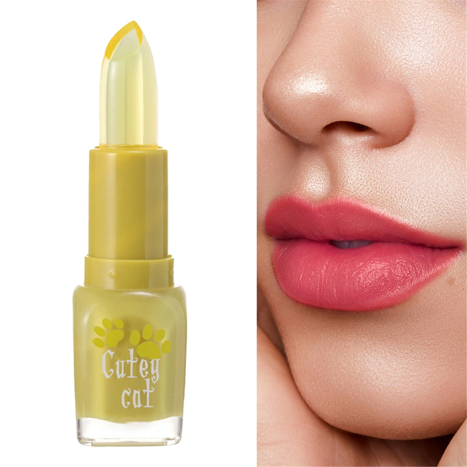 Clearance!DHALL Lip Balm,Lip Mask,Transparent Color Changing Lipstick ...