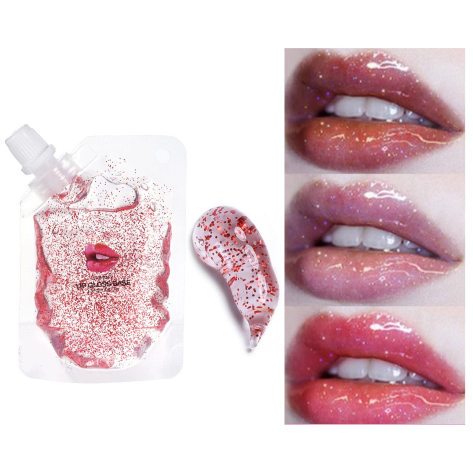 Clearance!DHALLLip Gloss,Lip Balm,Lip Gloss Base 3 Colors 20ML/1pc ...
