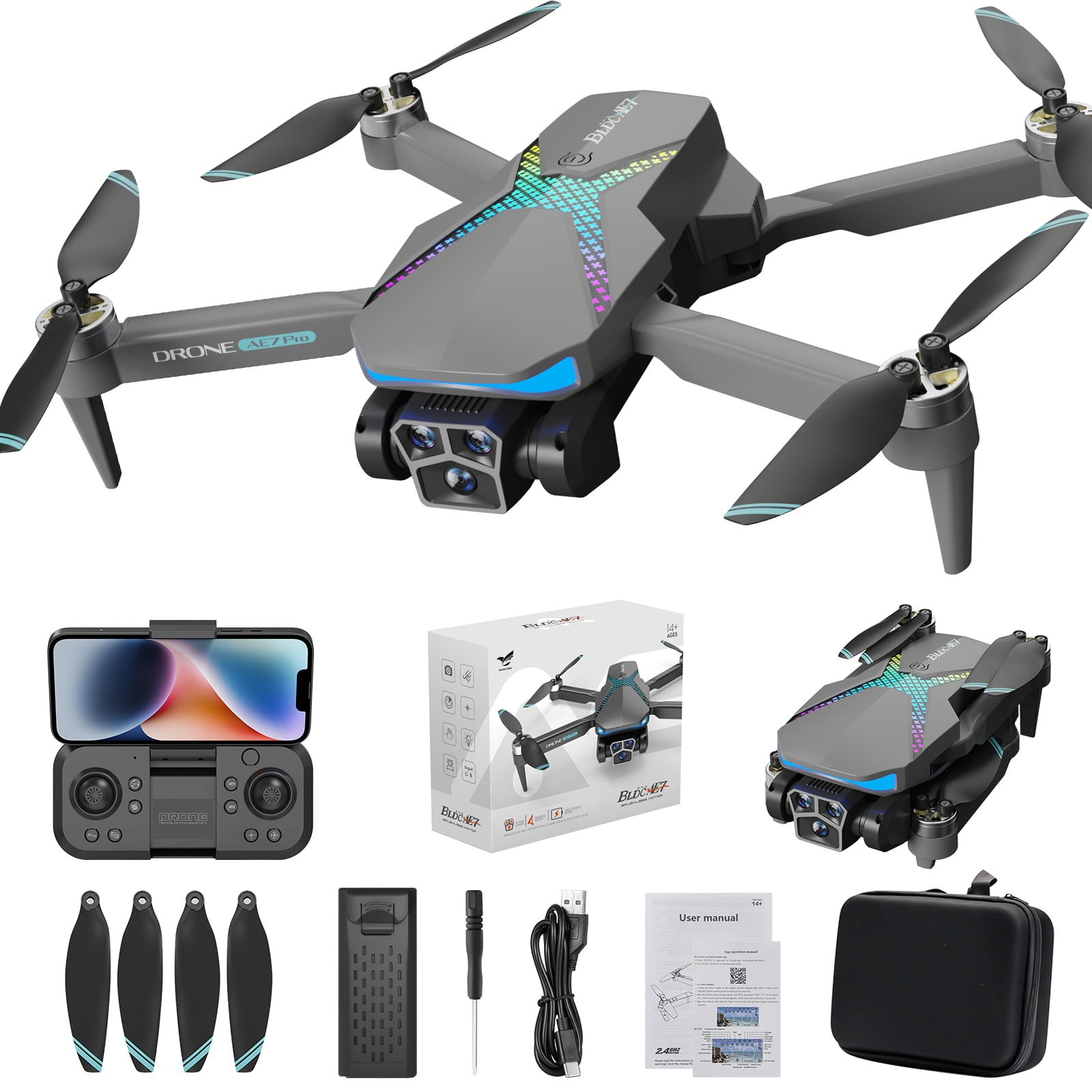 Clearance Deal! Kyusrd FPV Drone With ESC Camera Brushless Motor And ...