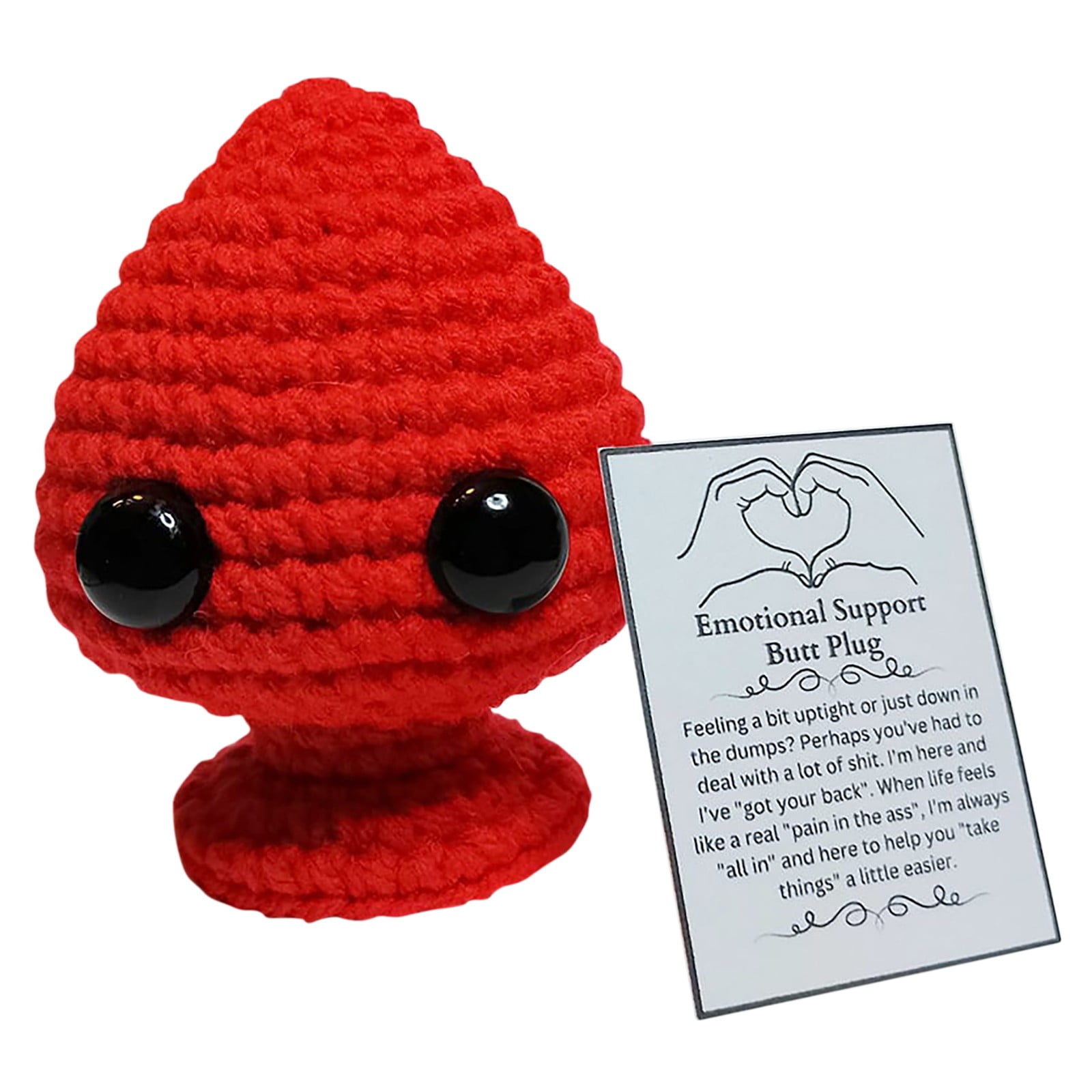 Clearance Deal Stuffed AnimalsHand-Crocheted Creative Red Cartoon Cute ...
