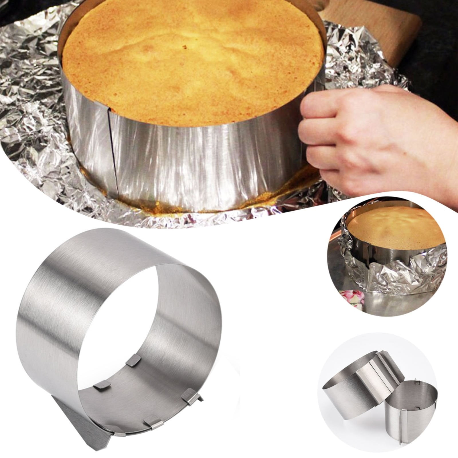 Clearance Deals 4 Inch Small Stainless Steel Telescopic Cake Tool ...