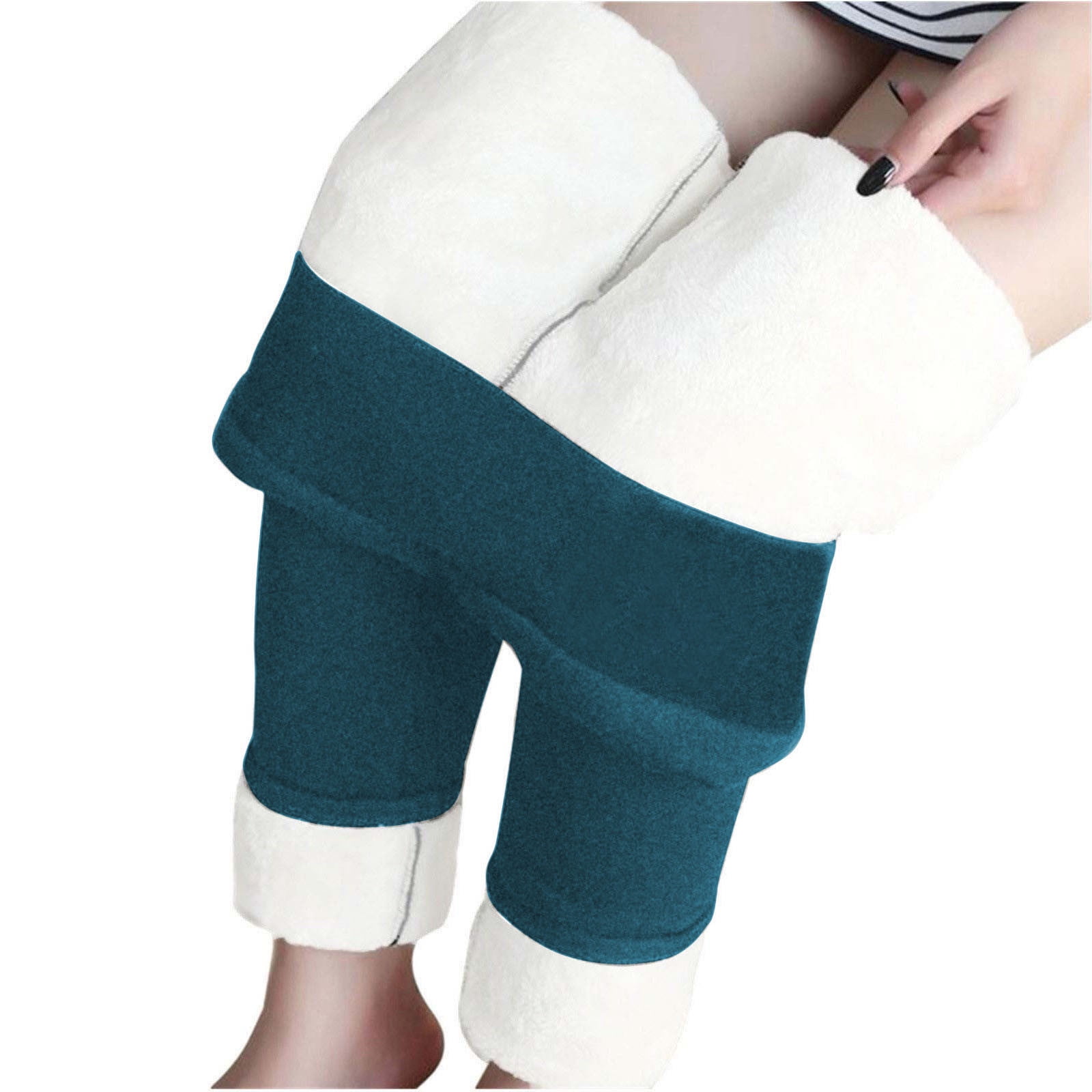 Clearance Deals Gnurob Women Leggings Winter Fleece Trousers Daisy ...