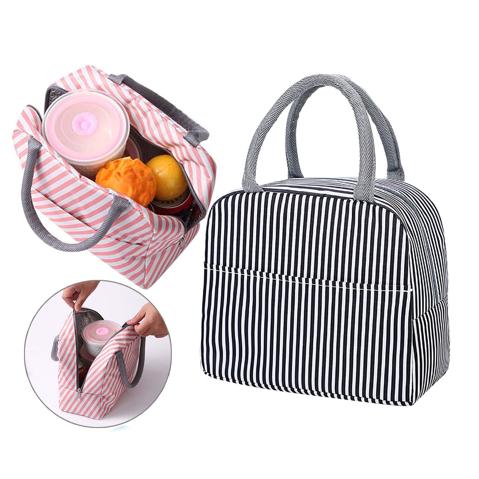 Clearance Deals Insulated Lunch Bag For Women Compact Reusable Tote ...