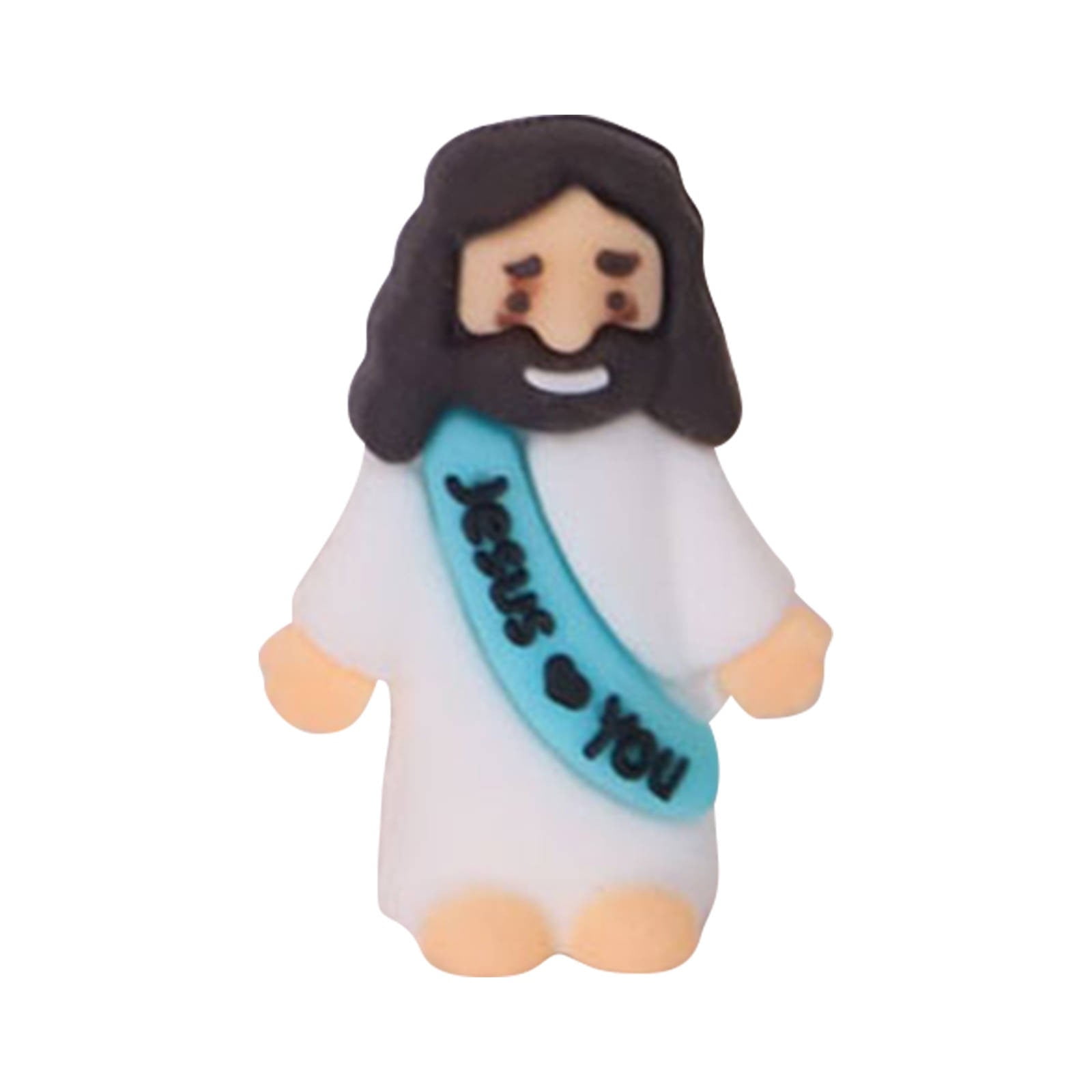 1 PC Little Jesus Figures Original Design Jesus Love You Mini Rubber ...