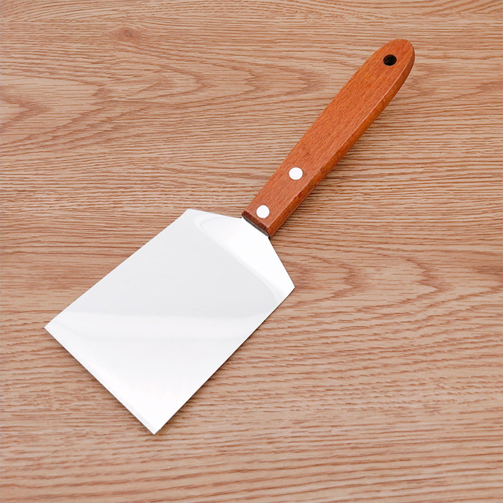 Clearance Deals Stainless Cheese Spatula Wooden Handle Small Frying ...