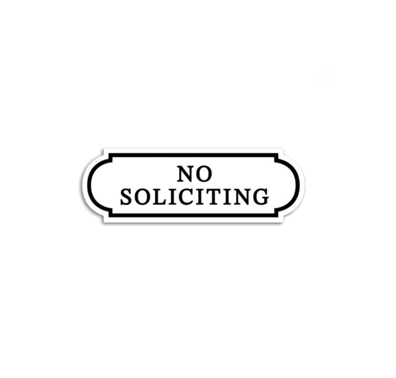 Clearance Decal, Tyeign No Soliciting Label Pvc Sticker Home Door ...