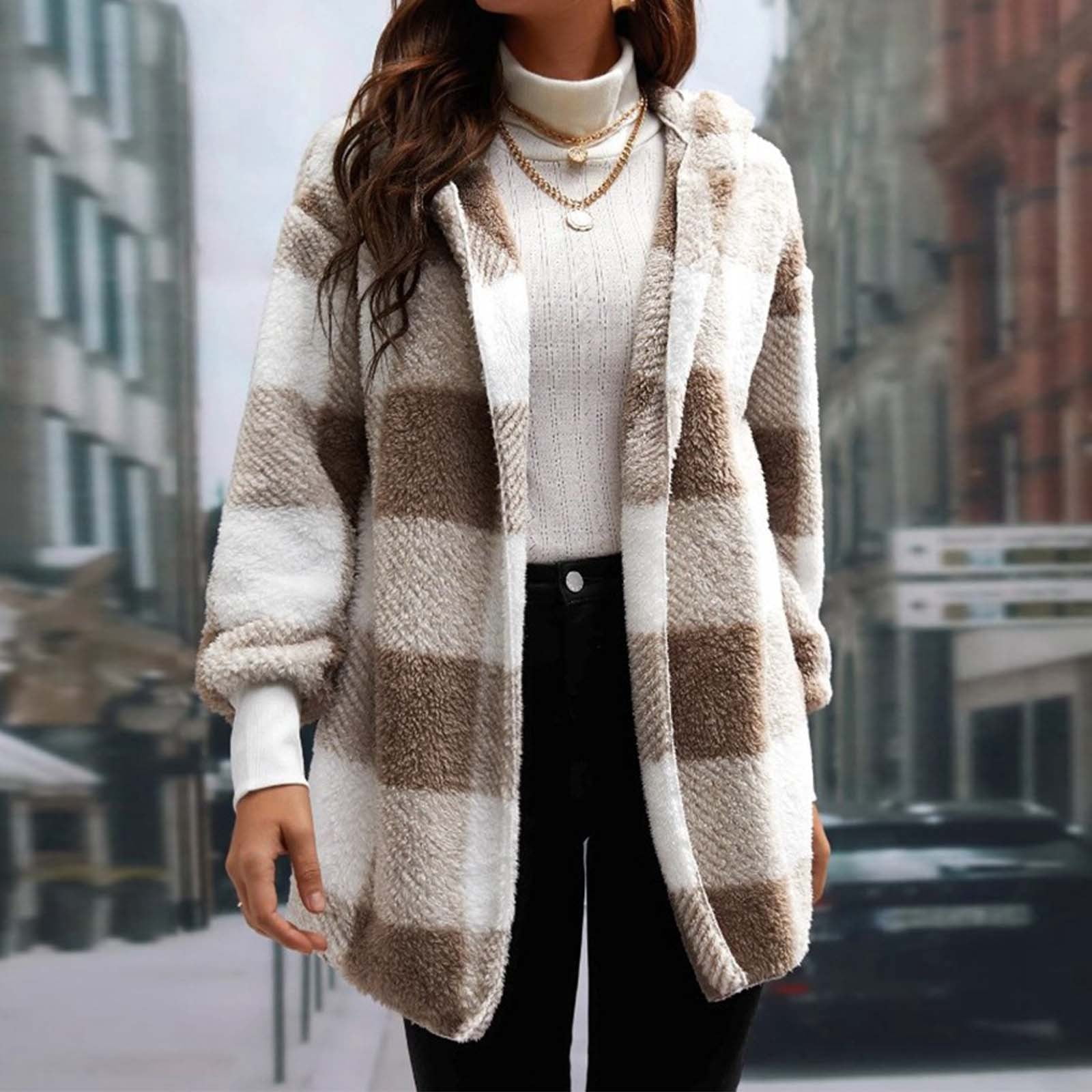 Clearance! Delayuji Blazers for Women Business Casual Womens Winter ...
