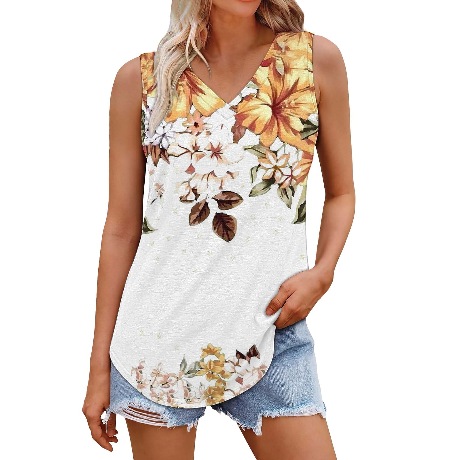 Clearance! Delayuji Compression Tanks for Women Workout Tanks for Women ...